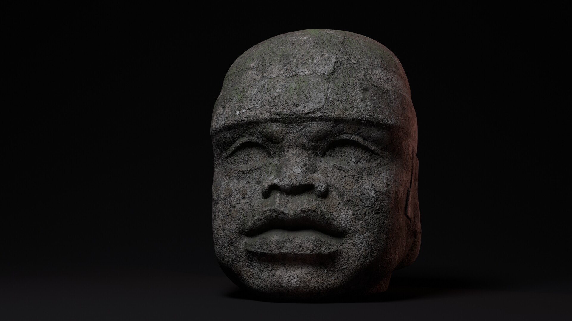 ArtStation - Olmec colossal head