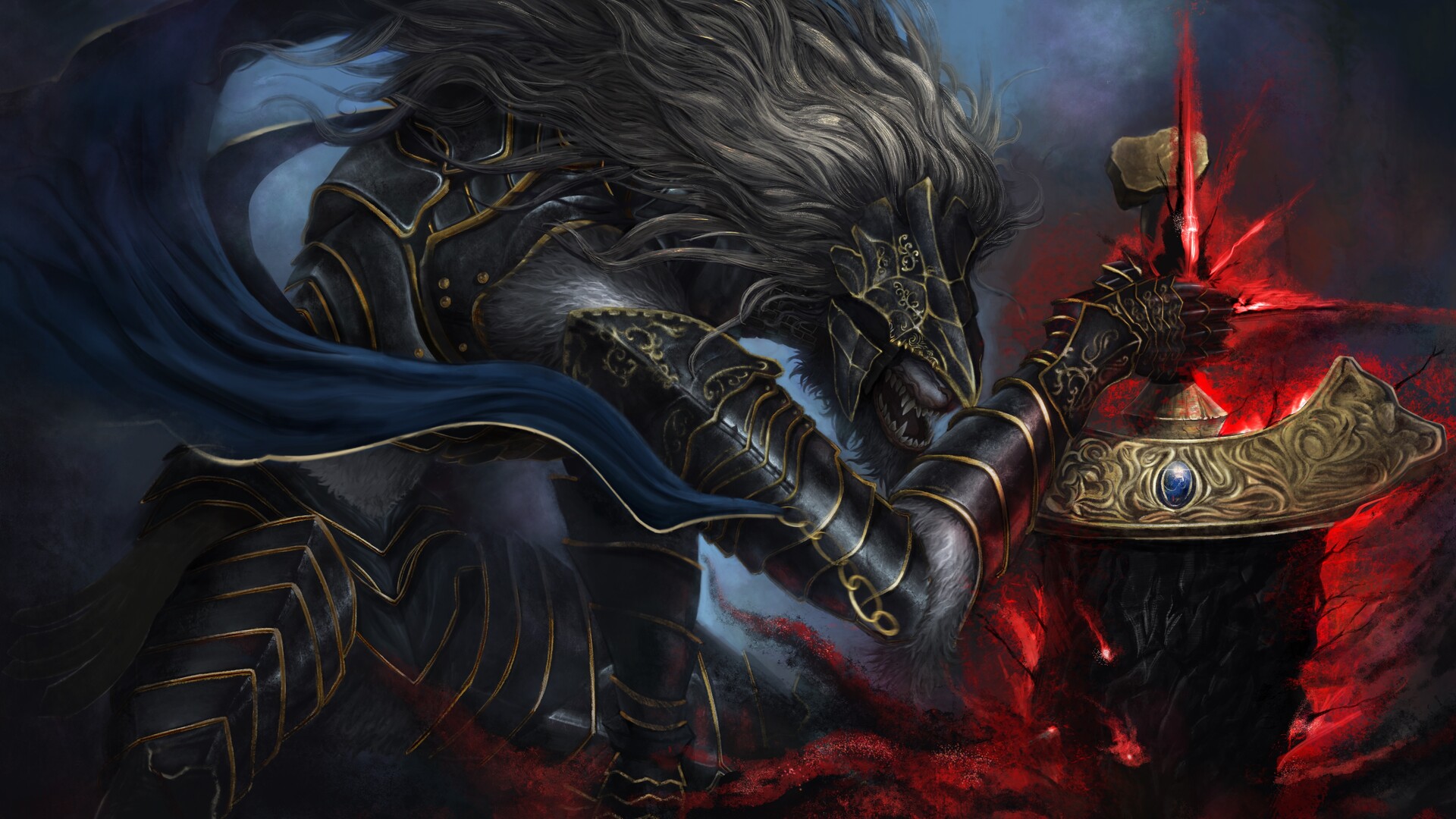 ArtStation - Elden Ring - Maliketh , the black blade - FanArt