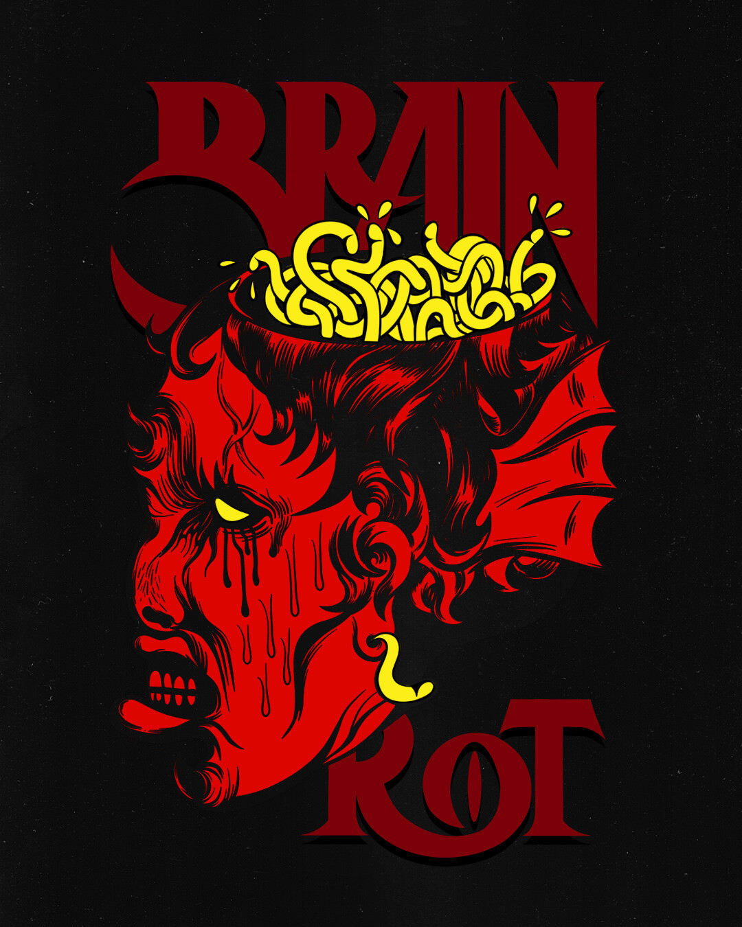ArtStation - BRAINROT / POSTER