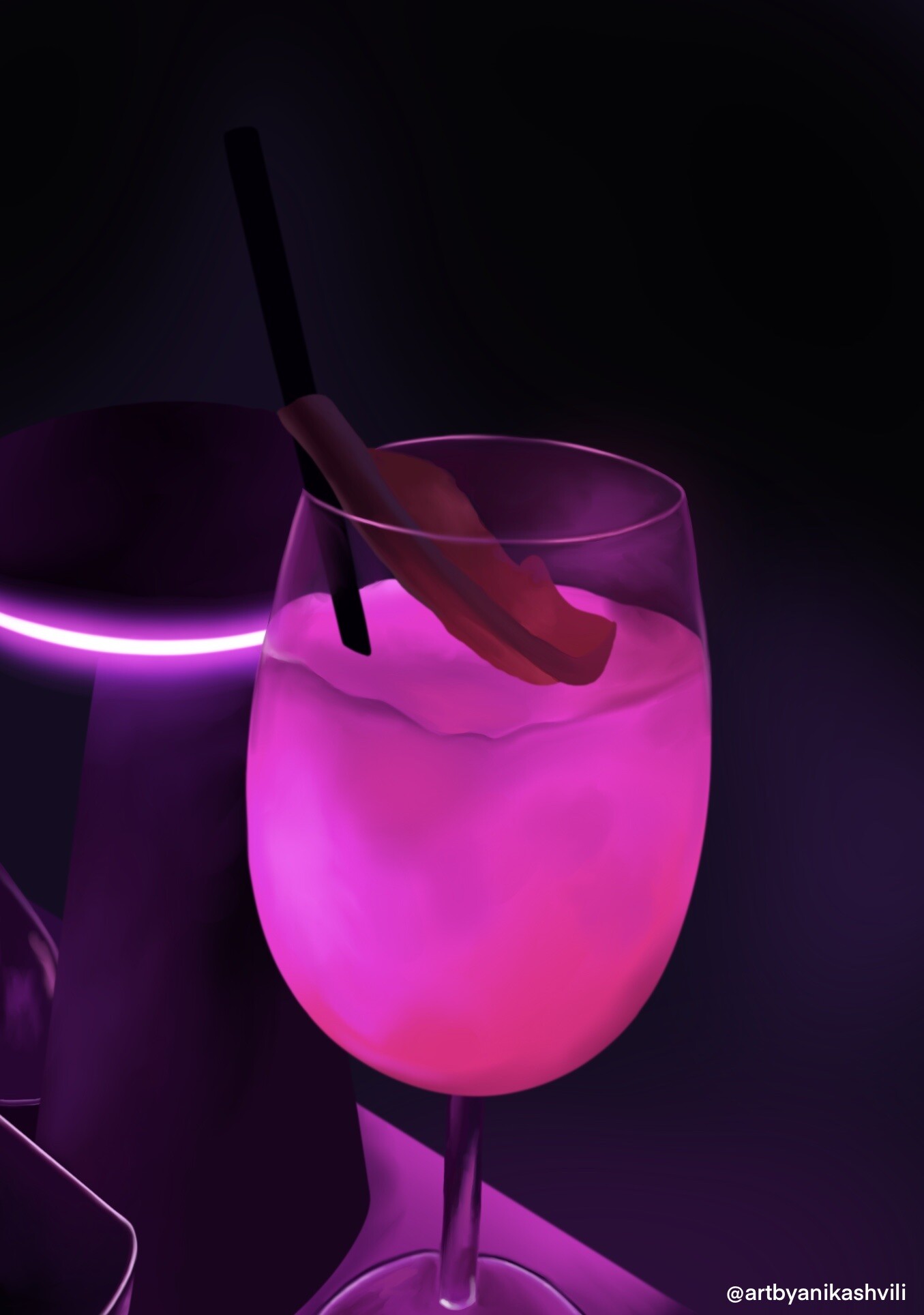 ArtStation - Pink drink