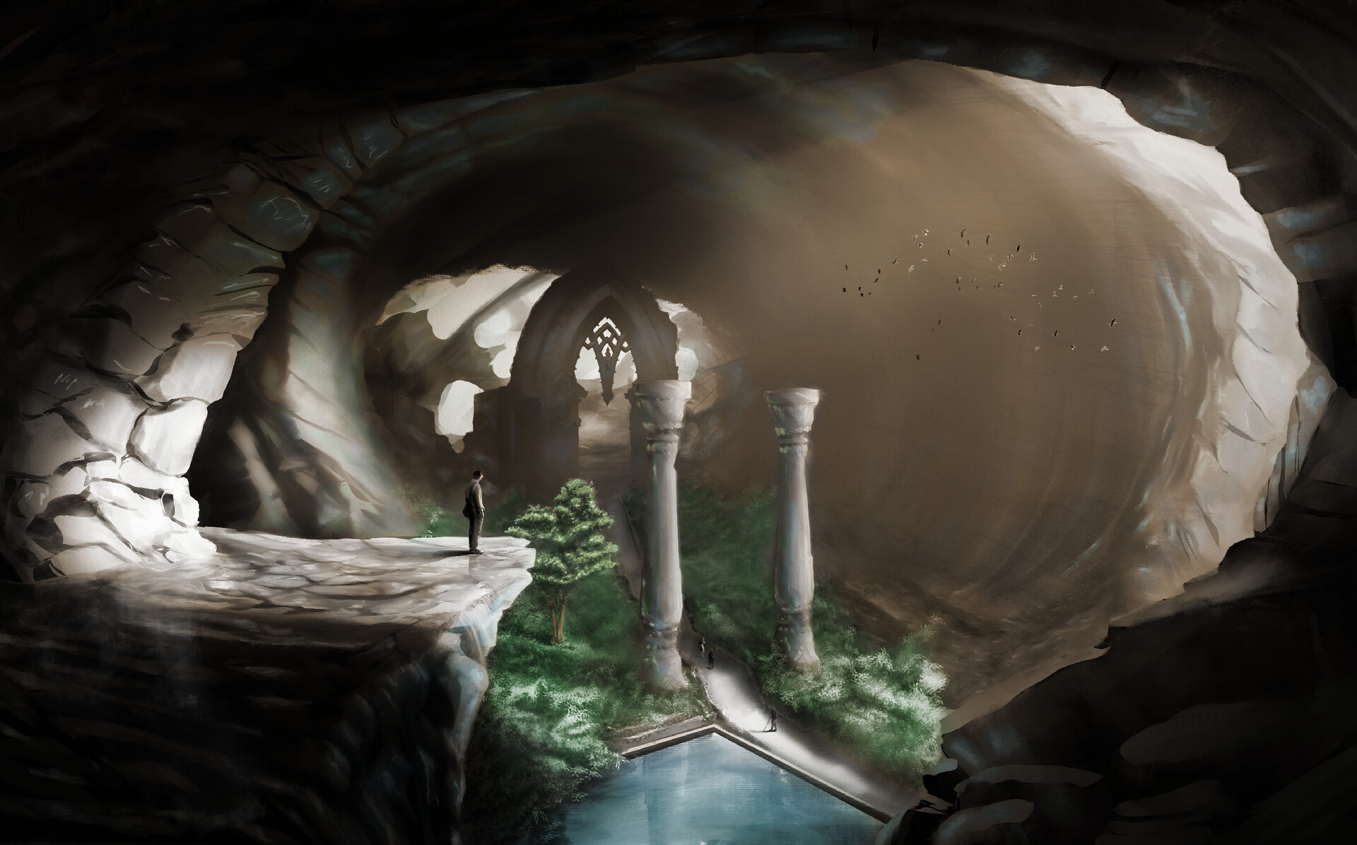 ArtStation - Mythical Cave