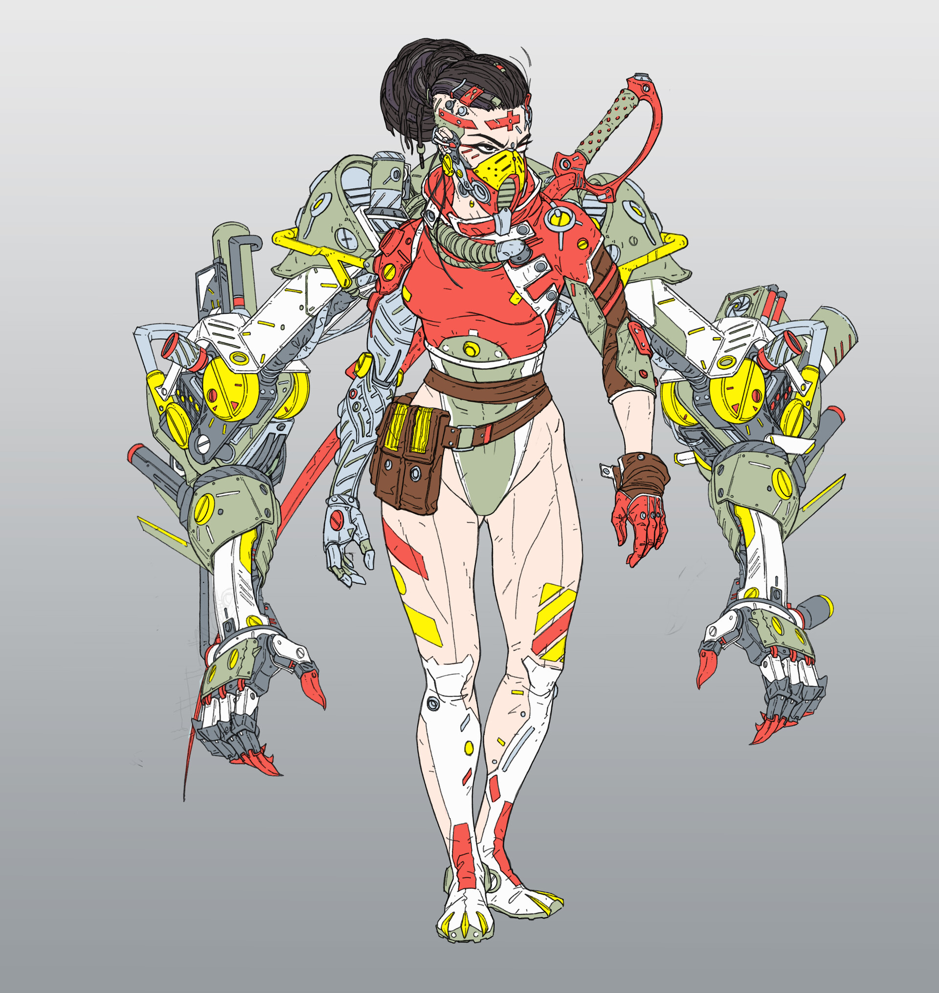 ArtStation - Mecha Transhuman