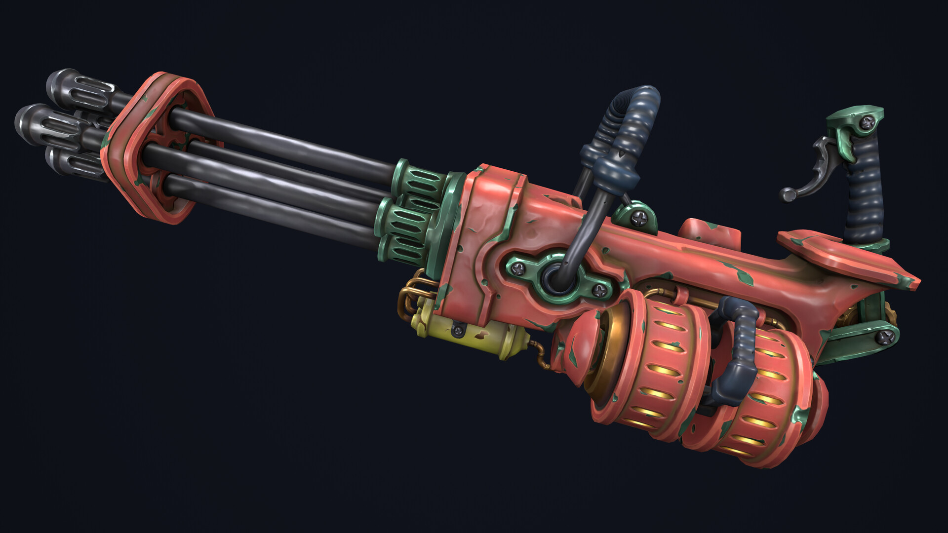 Dmitry Tsyplakov - Steampunk minigun