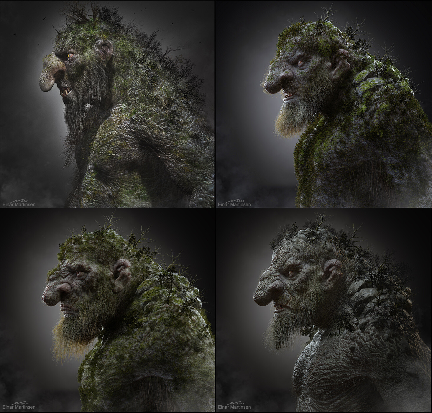 Concept Art Del Troll Norreno Trolls World Tour — Avner Geller