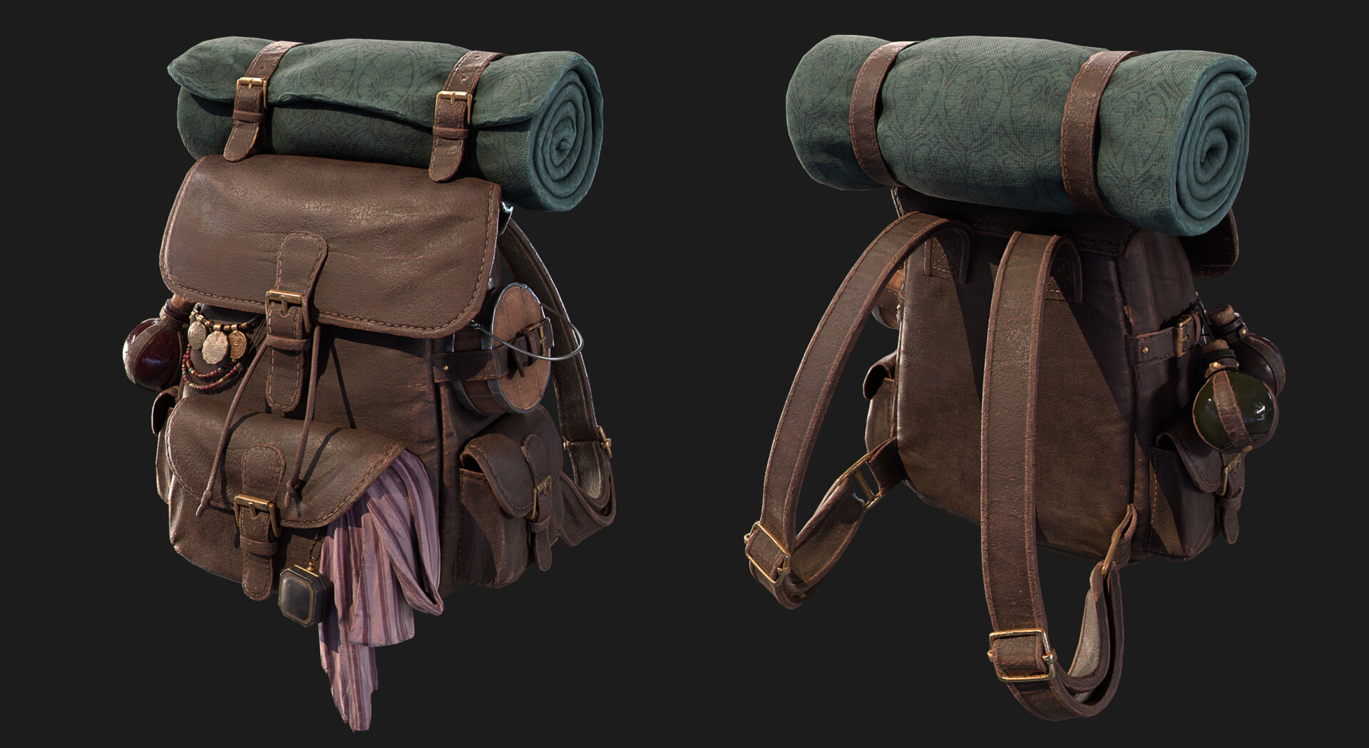 ArtStation - The Adventurer's Backpack