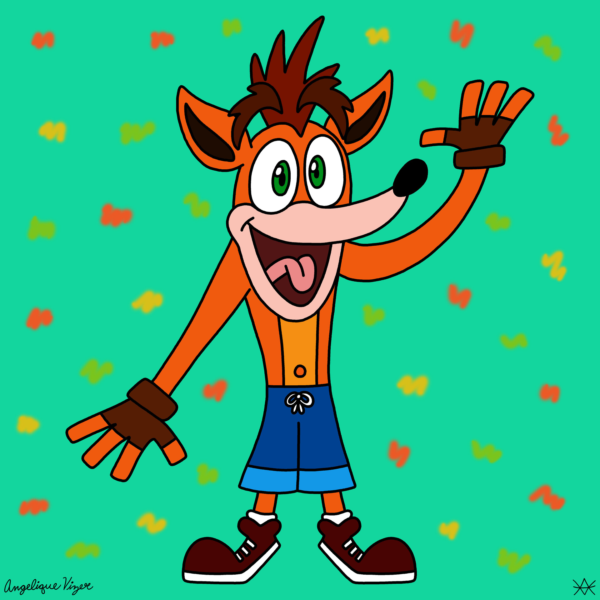 ArtStation - Crash Bandicoot the Lovable Goober