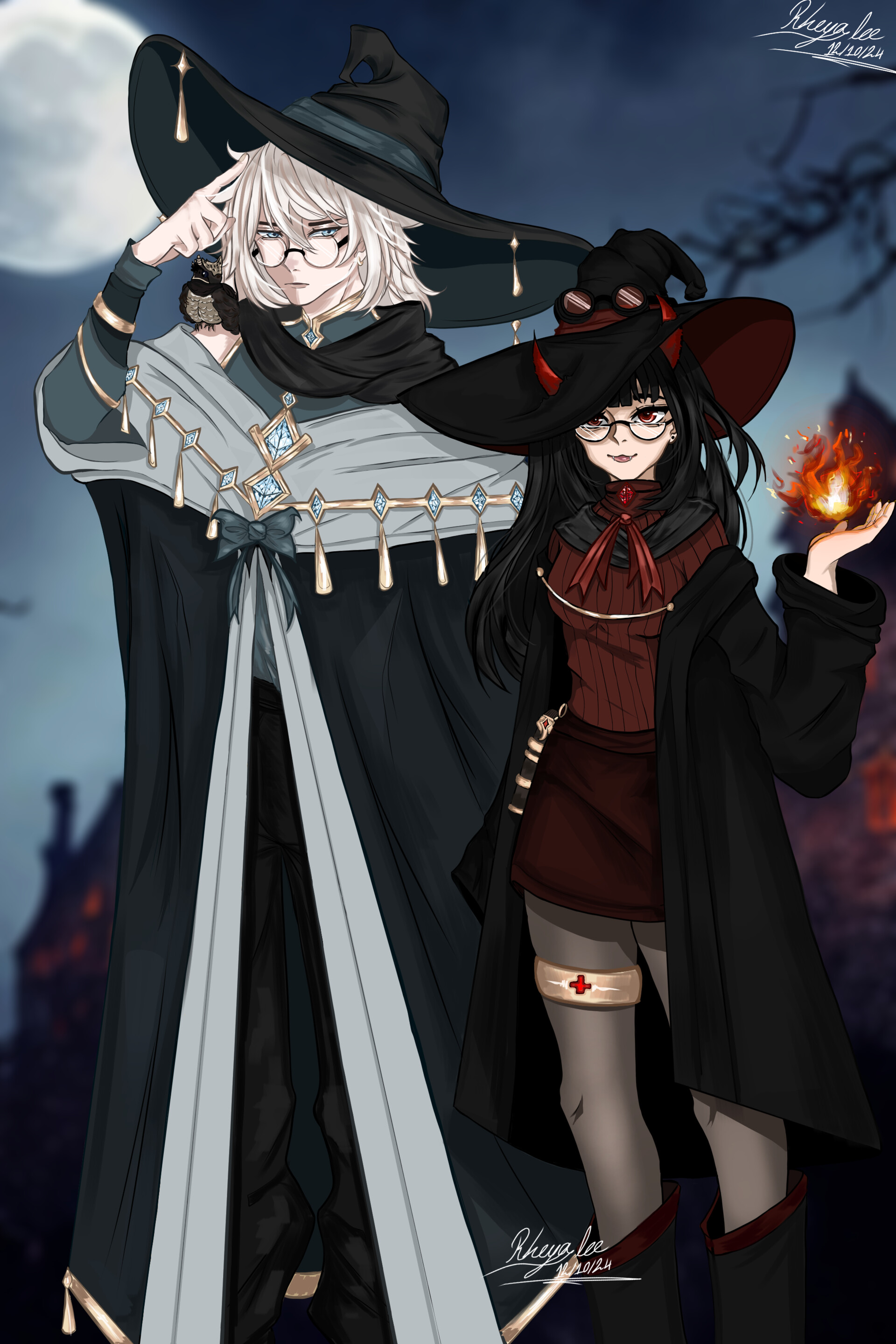 ArtStation - OC Halloween Illustration