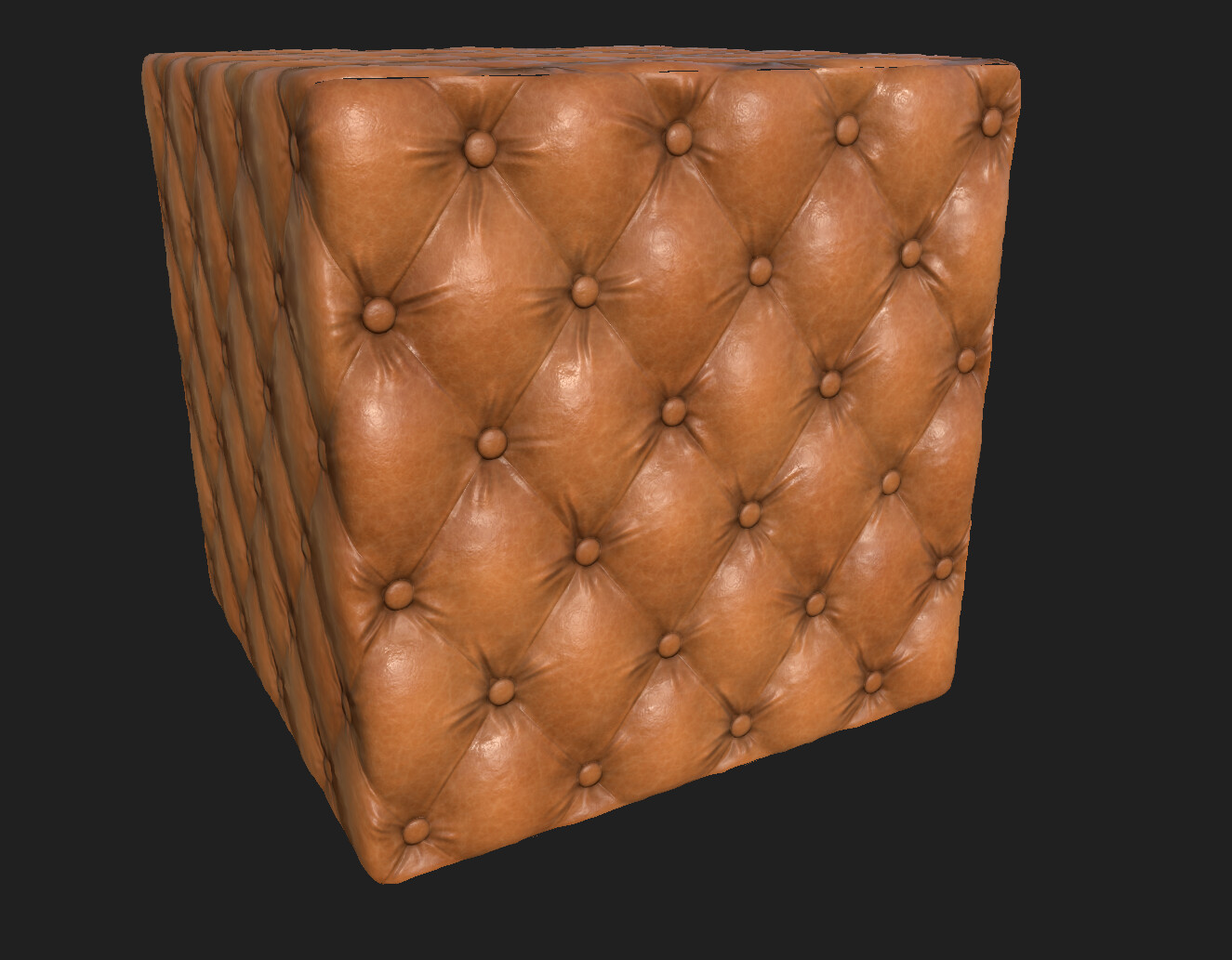 ArtStation - Chesterfield Leather Material Study