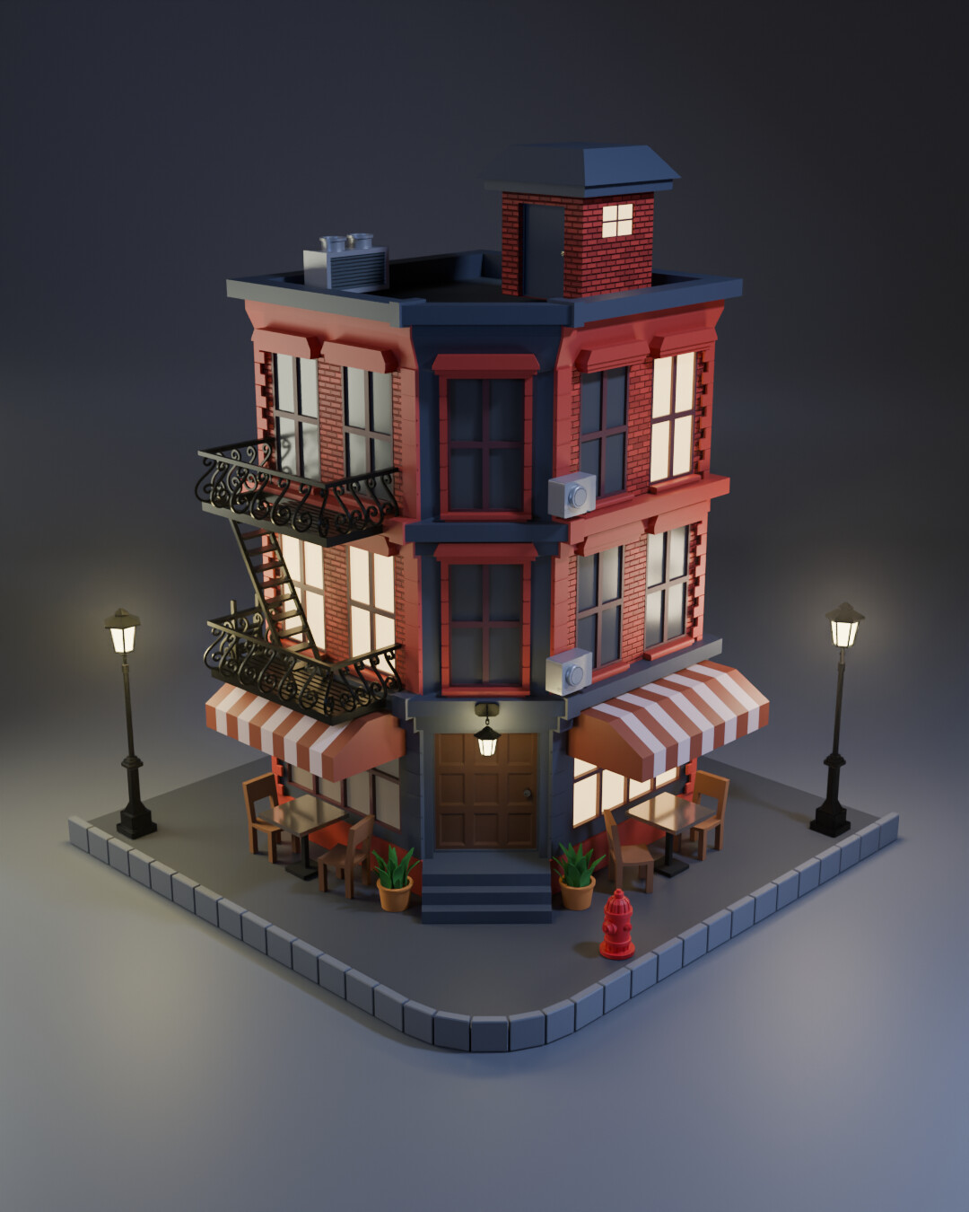 ArtStation - Isometric Building