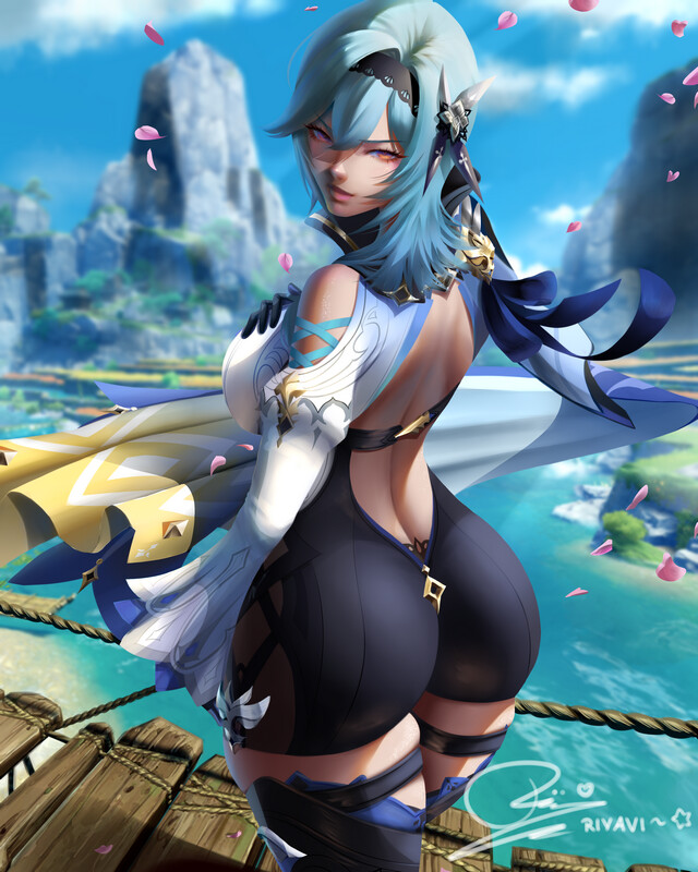 ArtStation - Eula from @genshinimpact