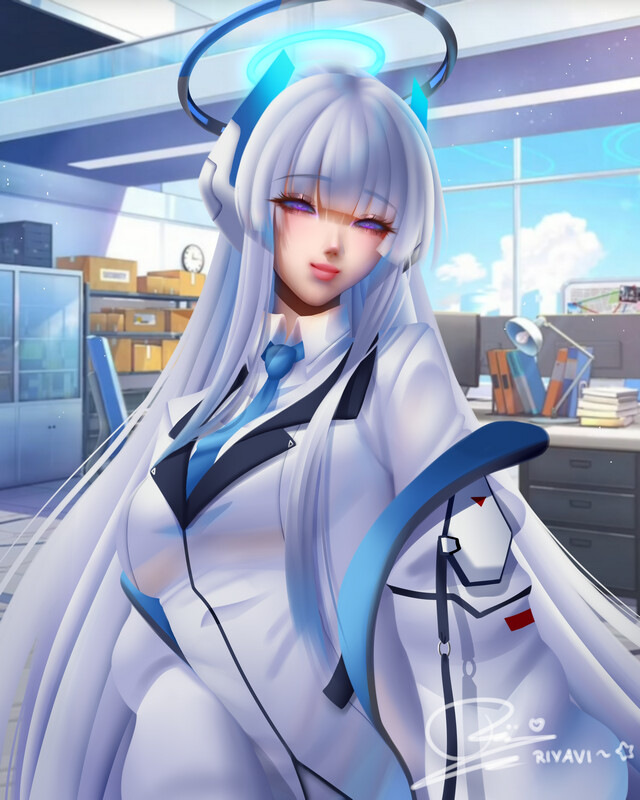 ArtStation - Noa from @bluearchive