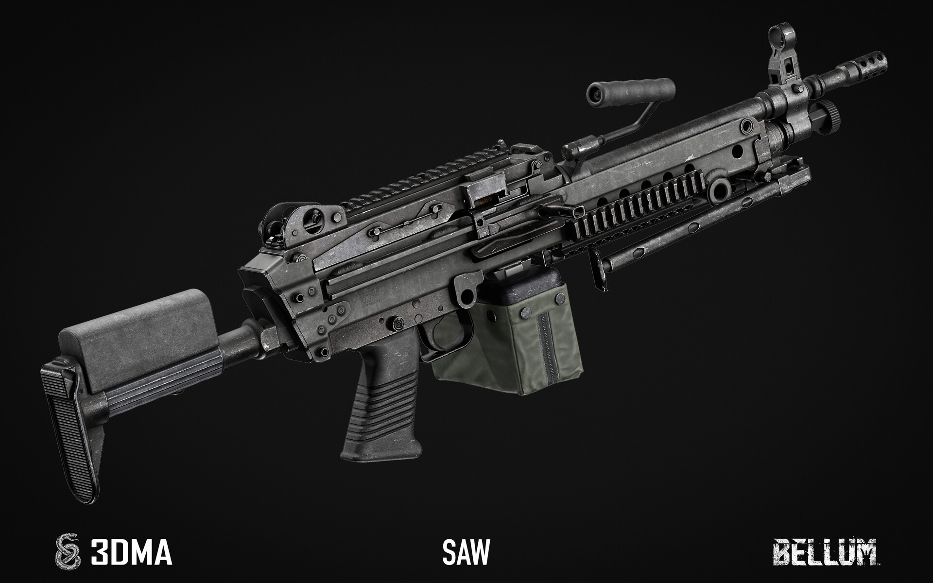 3DMA Studios - M249 SAW