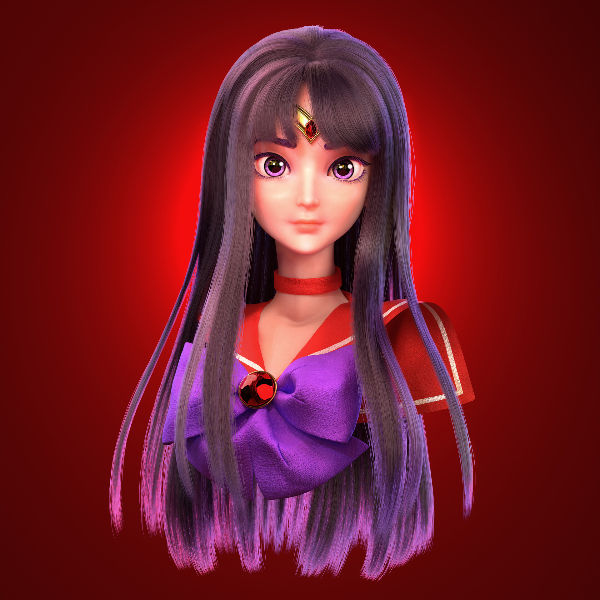 ArtStation - Sailor Mars Fanart