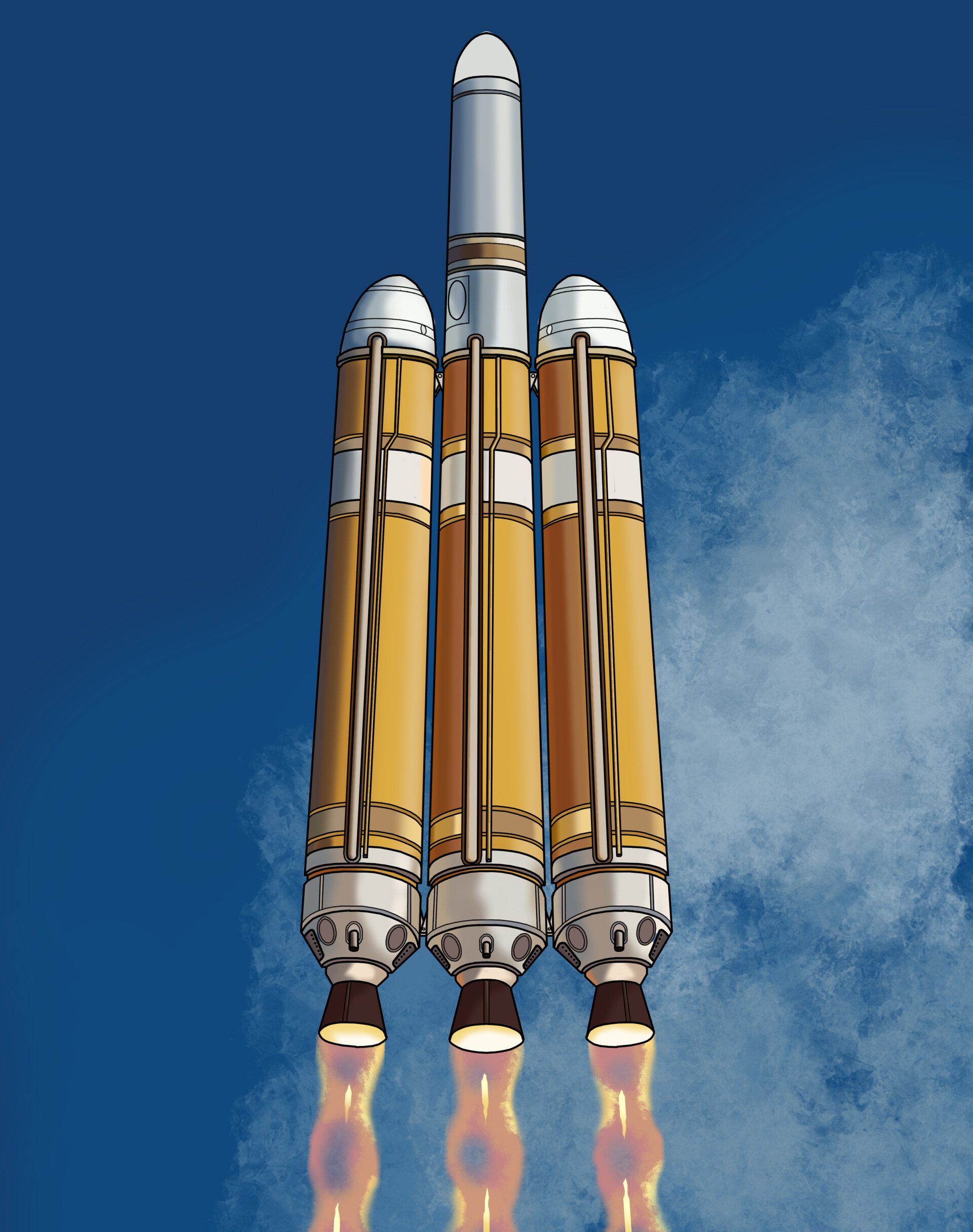 ArtStation - 🚀 Introducing the Delta V Program: A Rocket for Every Mission!