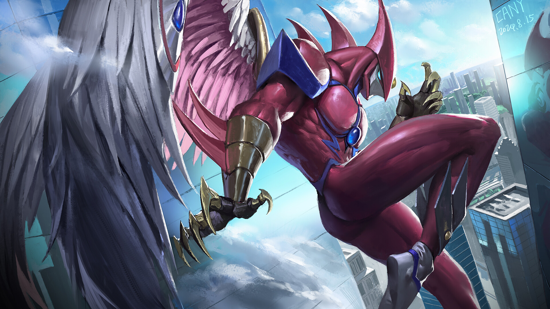 ArtStation - Elemental HERO Air Neos