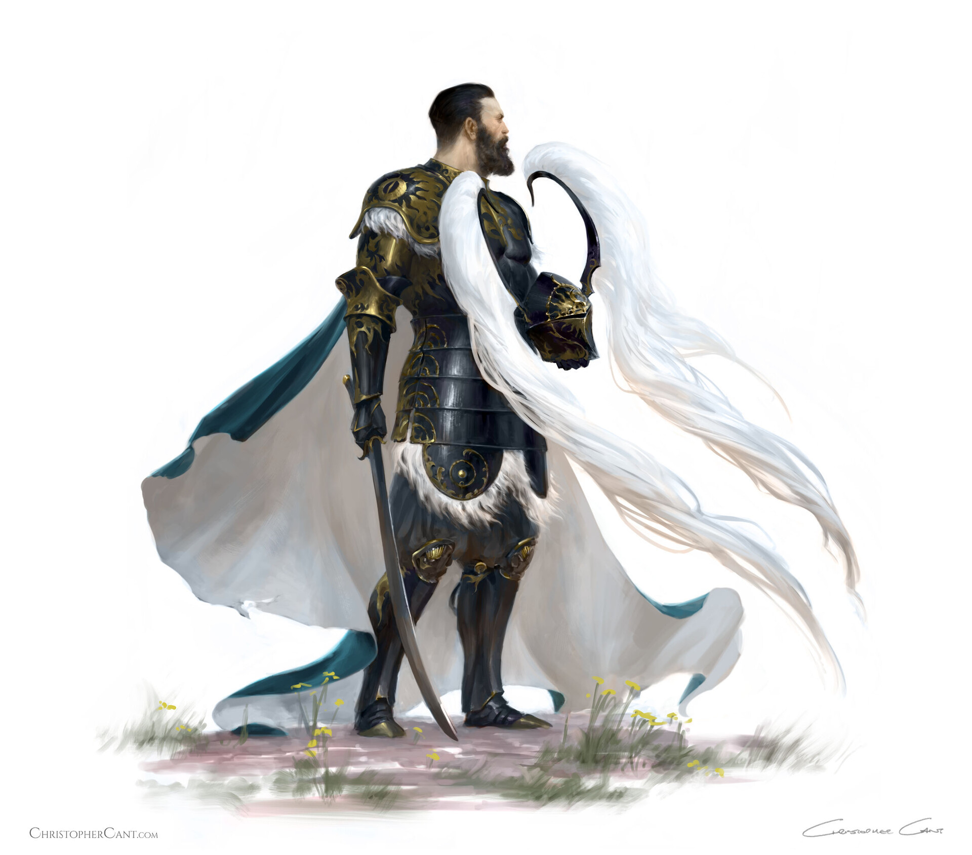 ArtStation - Sir Balin, the Knight with the Two Swords