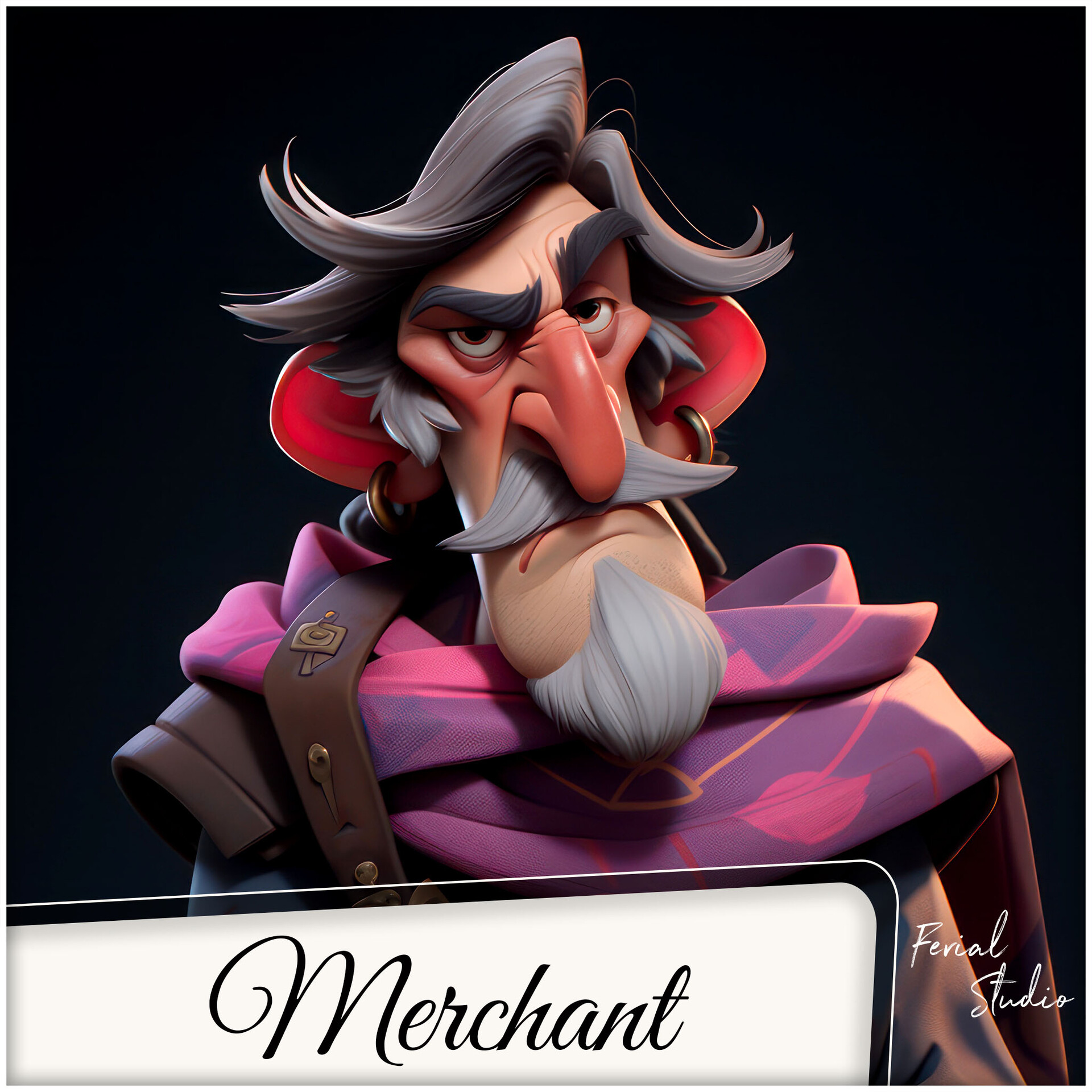 ArtStation - 🔹210 Merchant - Stylized Character Reference Image Pack v ...