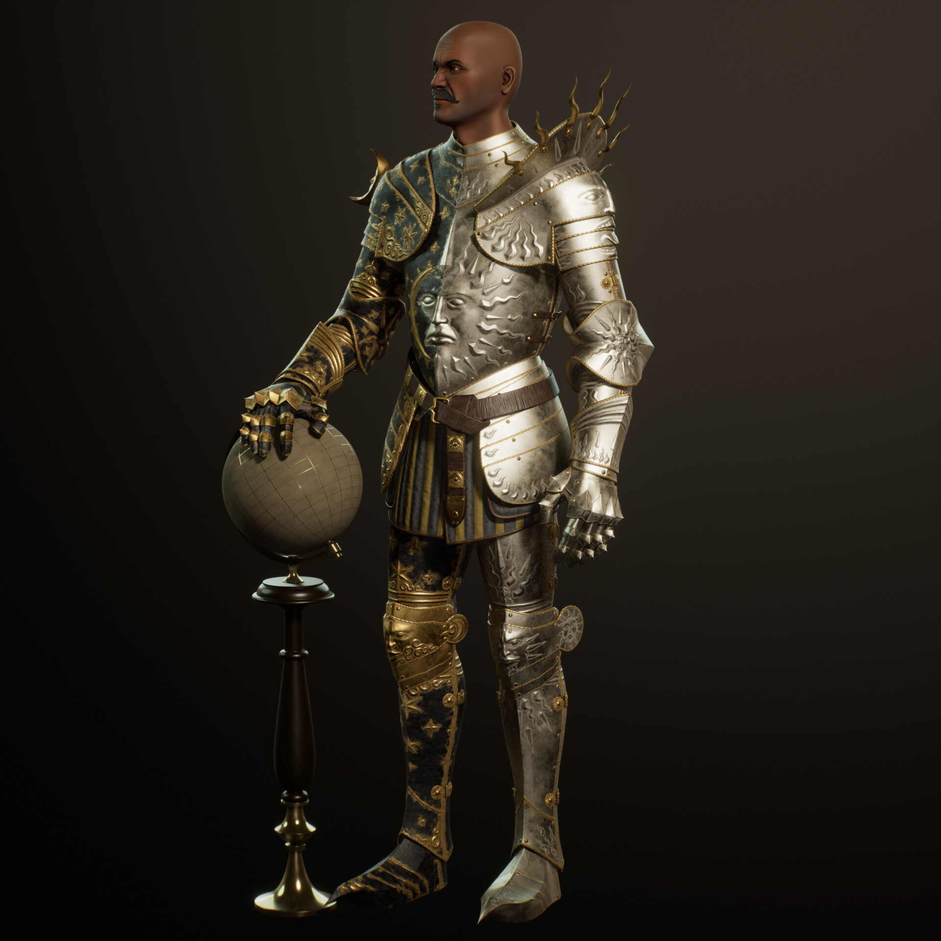 ArtStation - Sun and Moon Armor