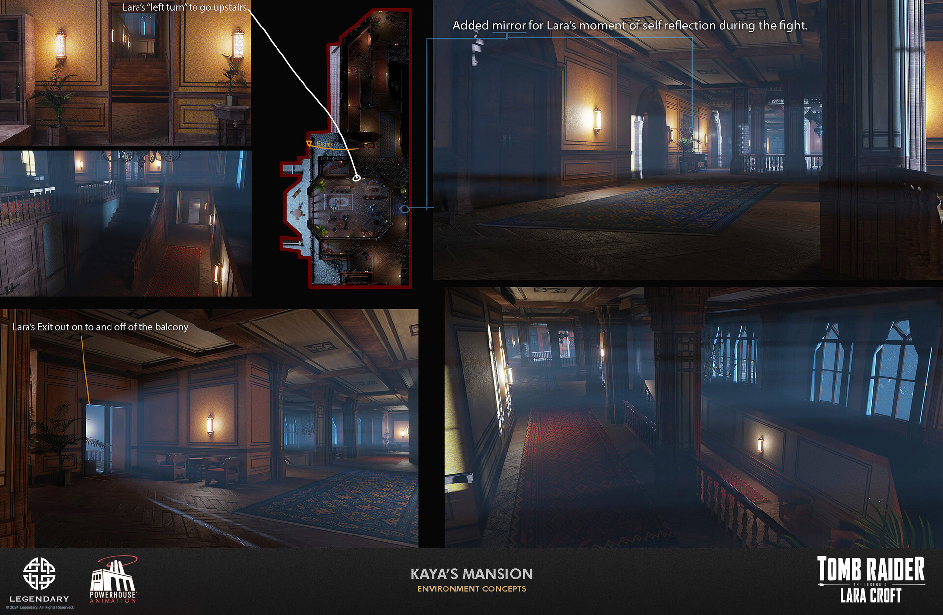 Weston T Jones - Kaya's Mansion Interiors- Tomb Raider: The Legend of ...