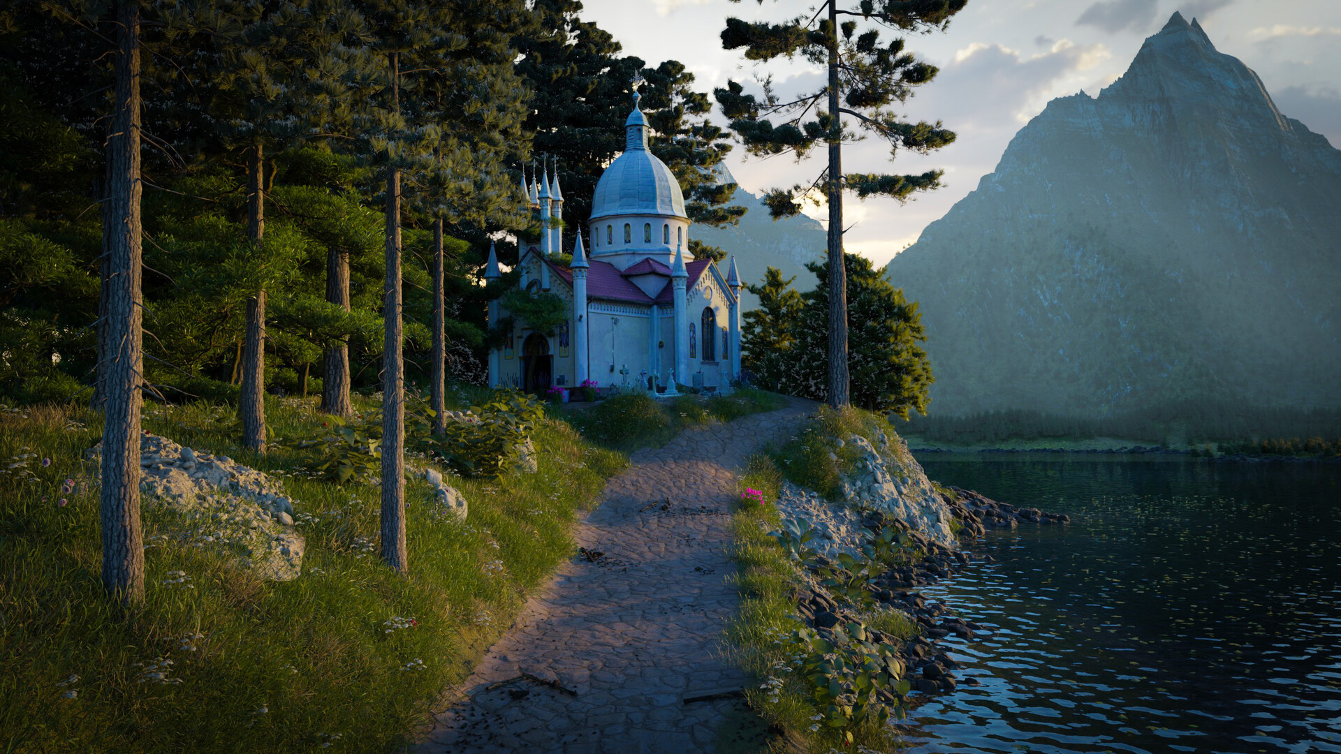 ArtStation - Mountainside Believe