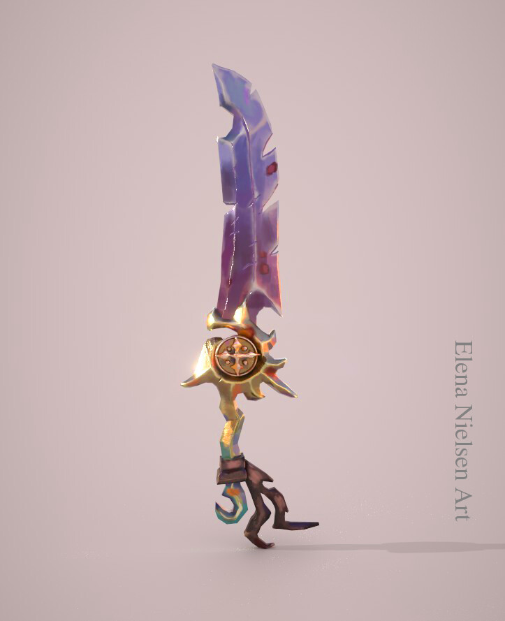 ArtStation - Celestial Sword - 3D Model