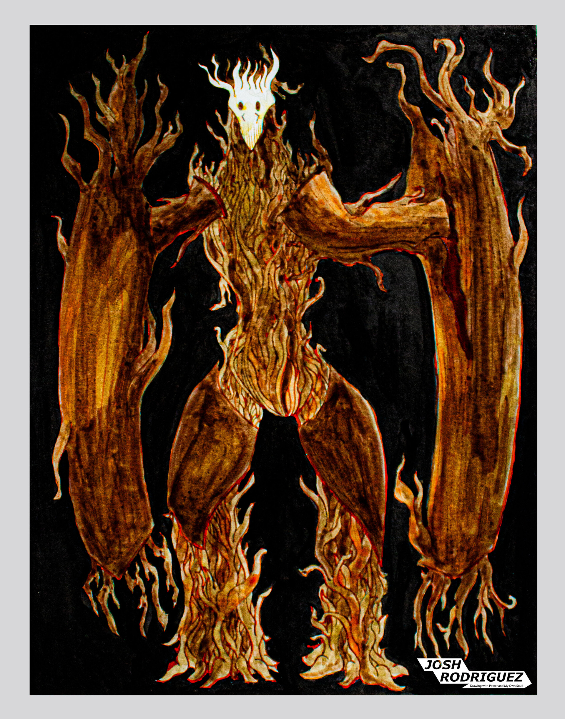 ArtStation - Tree Demon of the Night