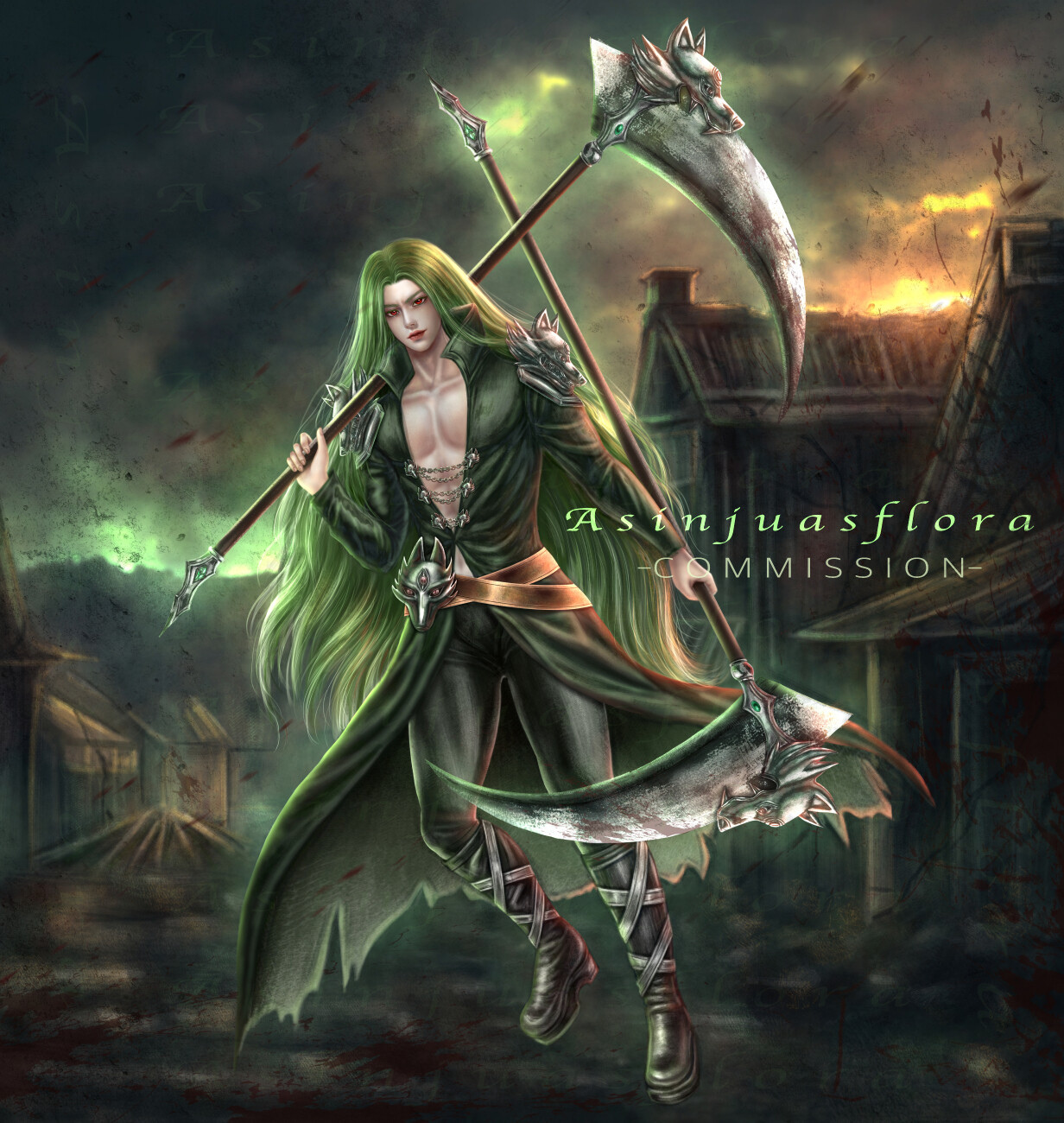 ArtStation - Vtuber OC Commission anime guy/ semi realism character ...