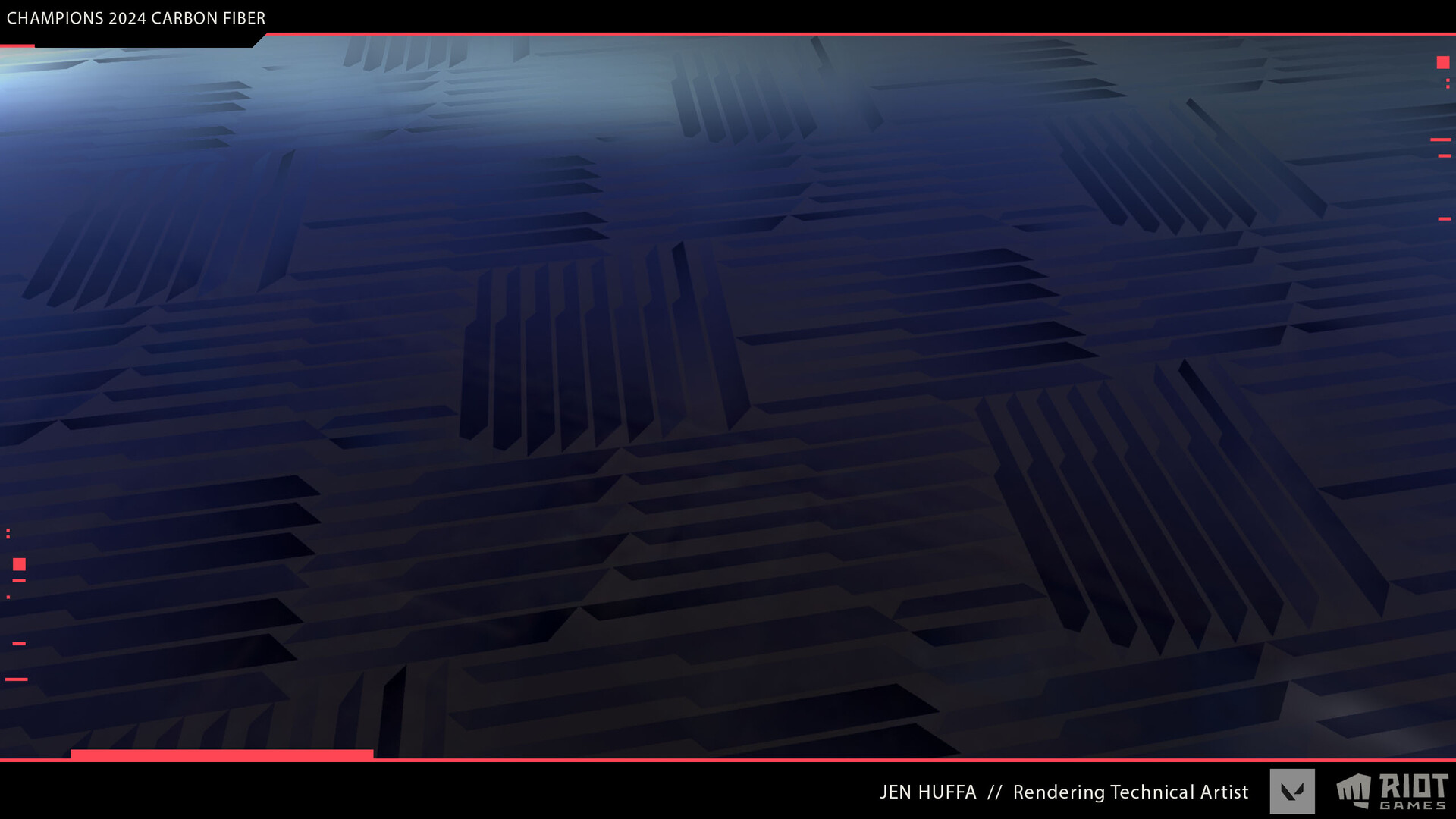 Jen Huffa - VALORANT : Champions 2024 Carbon Fiber Specular Material