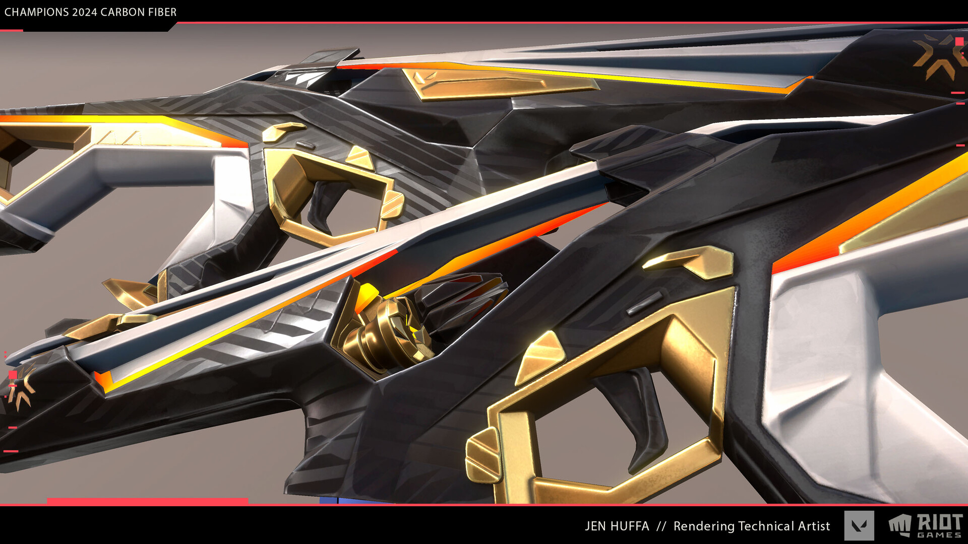 Jen Huffa - VALORANT : Champions 2024 Carbon Fiber Specular Material