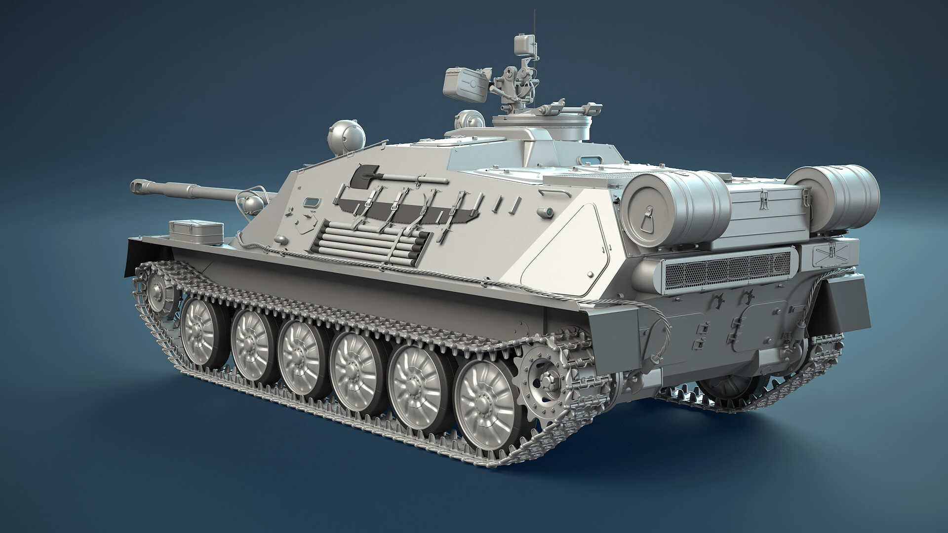 Serhii Ryzhkov - ASU-85 High-Poly