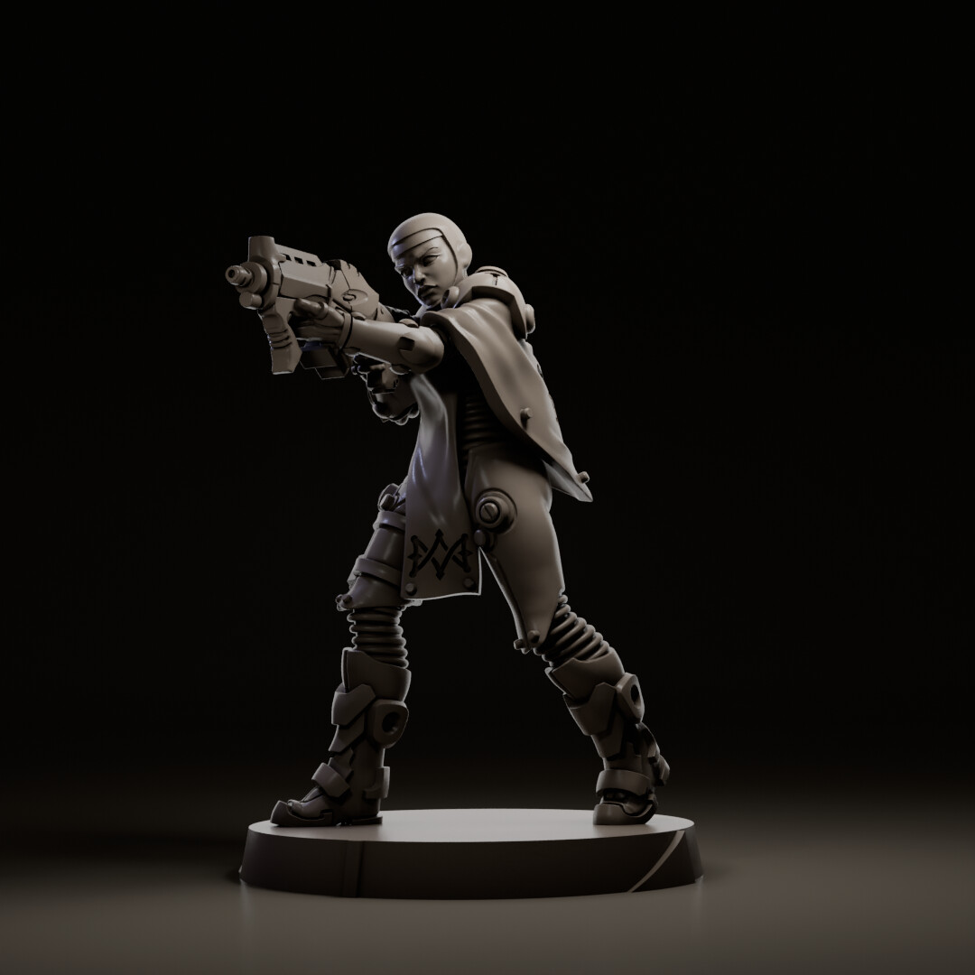 ArtStation - Initiated Observants Boarding Shotgun - Nomad Army from ...