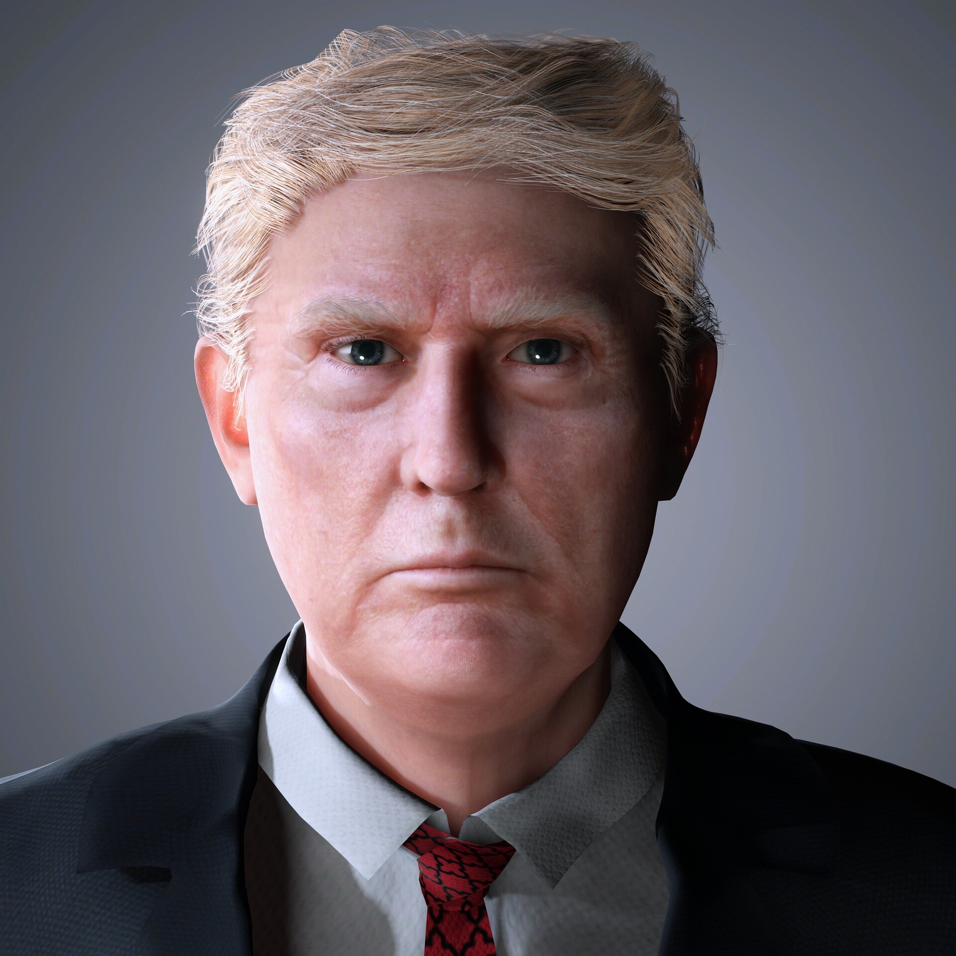 ArtStation - Donald Trump Character 3D Model