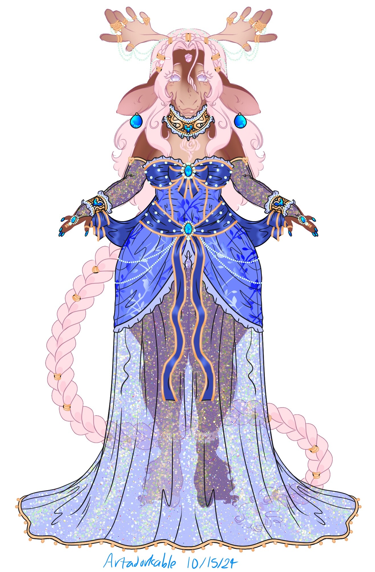 ArtStation - Faylinn dress design