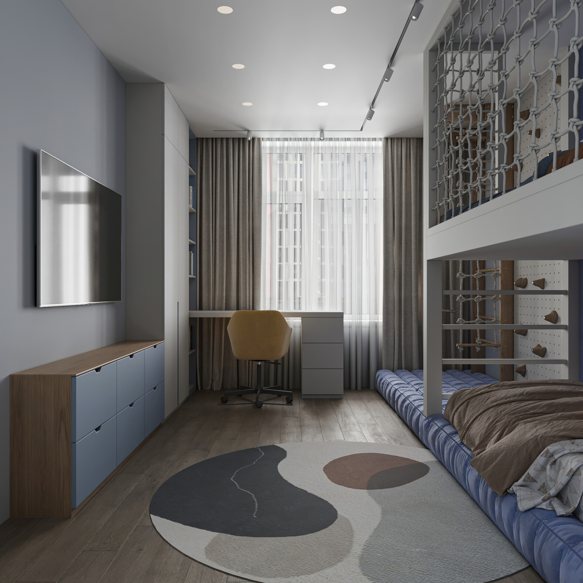 ArtStation - Interior design of a children's room