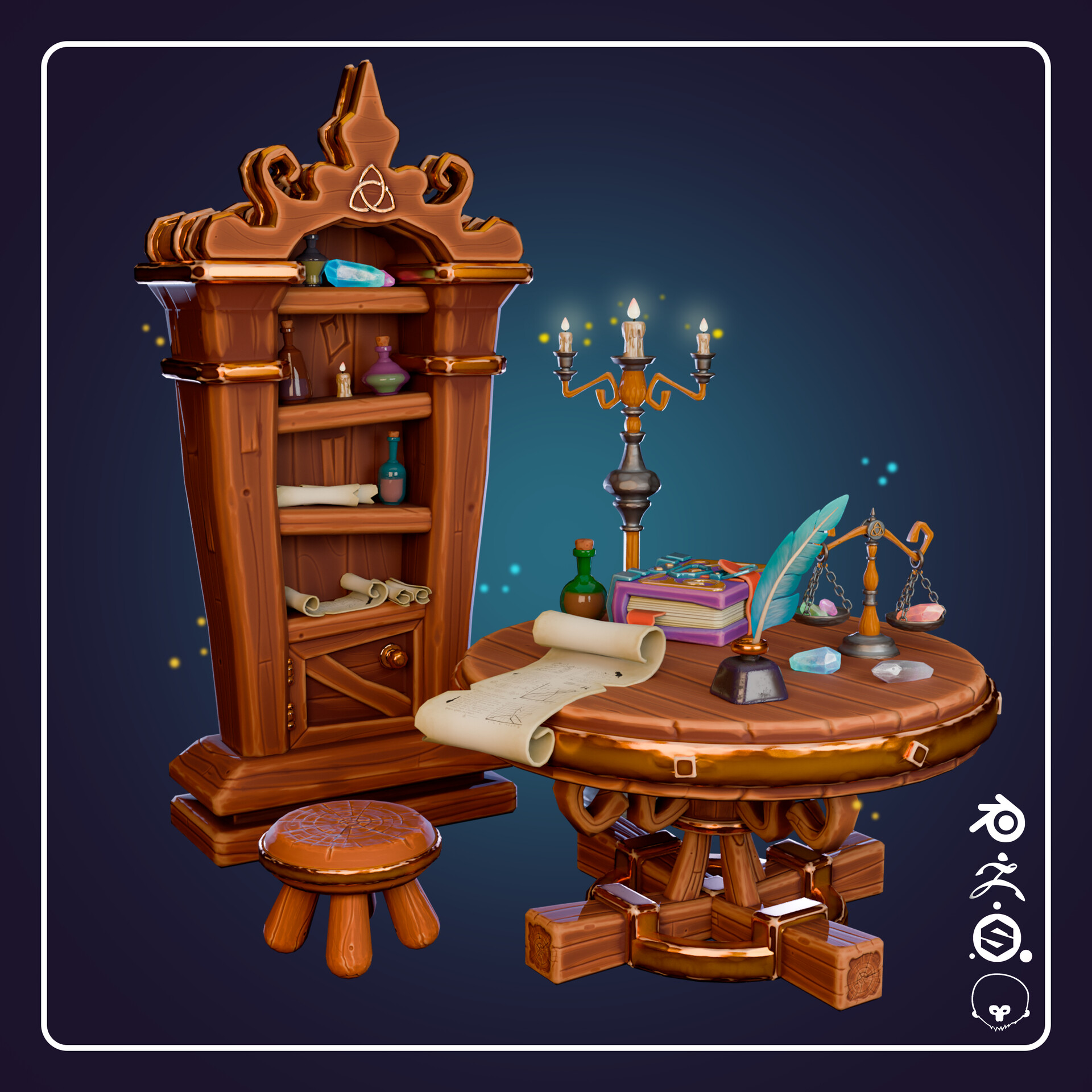 ArtStation - Alchemist's room