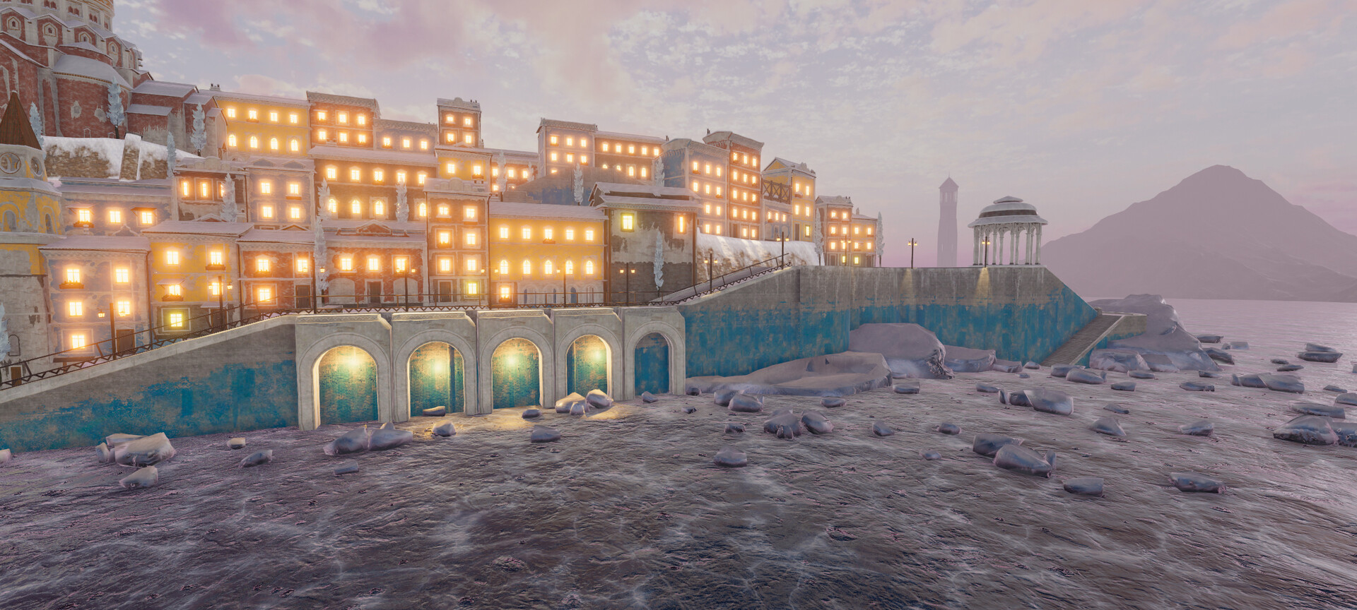 ArtStation - Winter Town