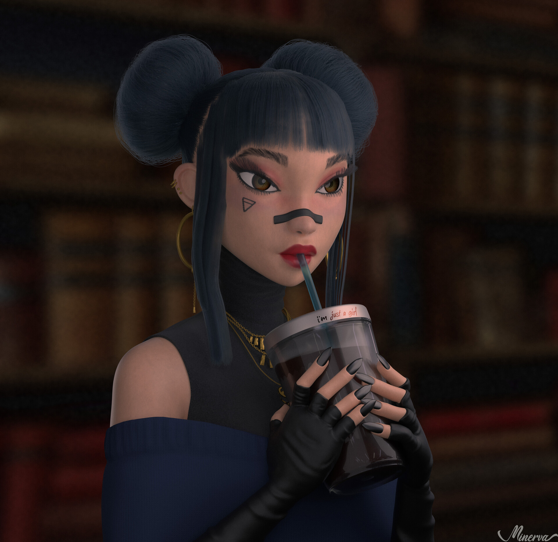 ArtStation - Cup girl