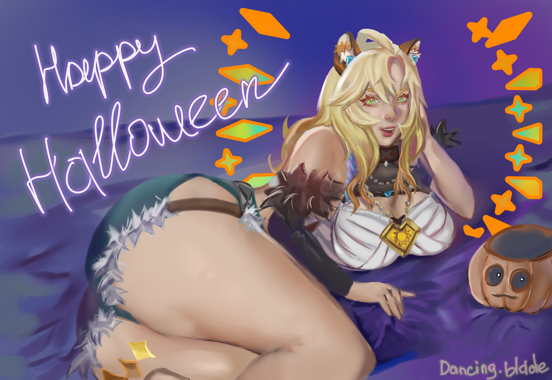 ArtStation - Xilonen from Genshin Impact FANART (NSFW)