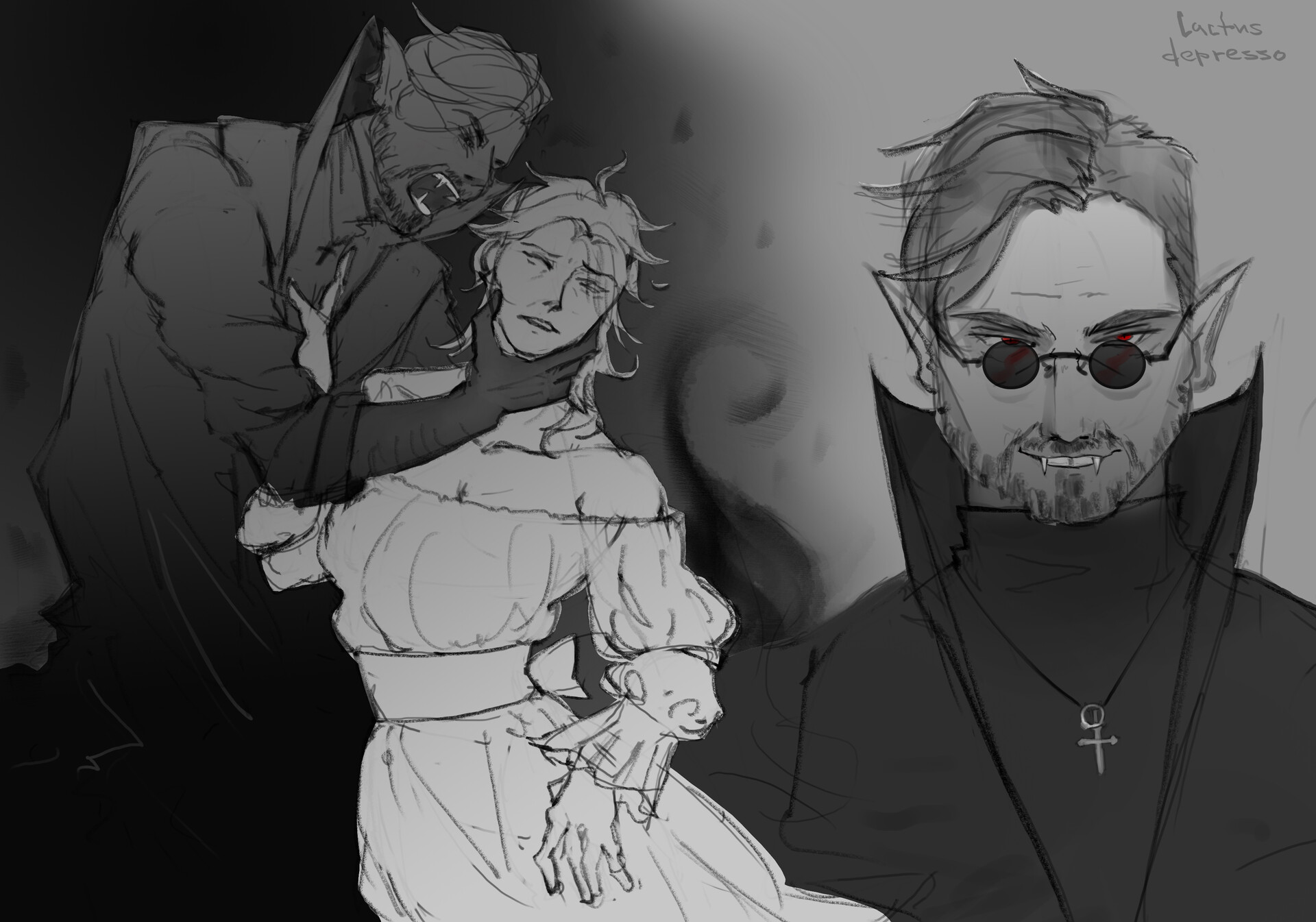 ArtStation - VAMPIRE / 2D art