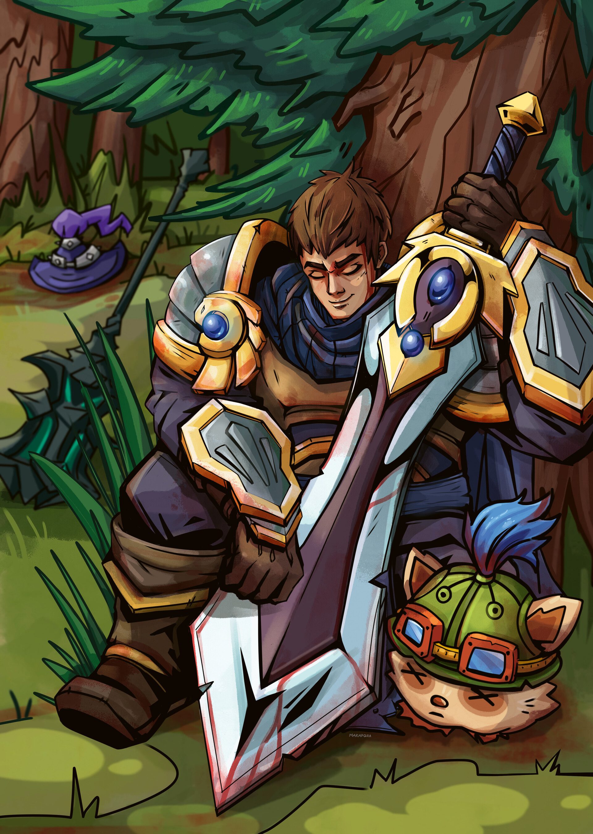 ArtStation - Garen - League of Legends