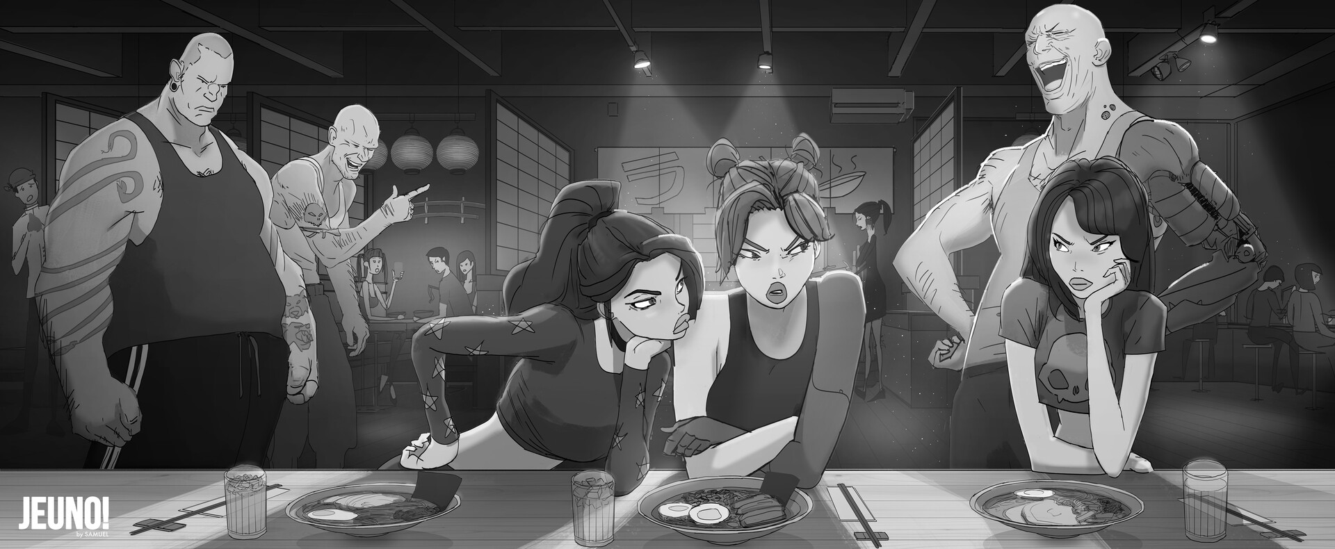 ArtStation - "Jeuno!" Ramen Shop