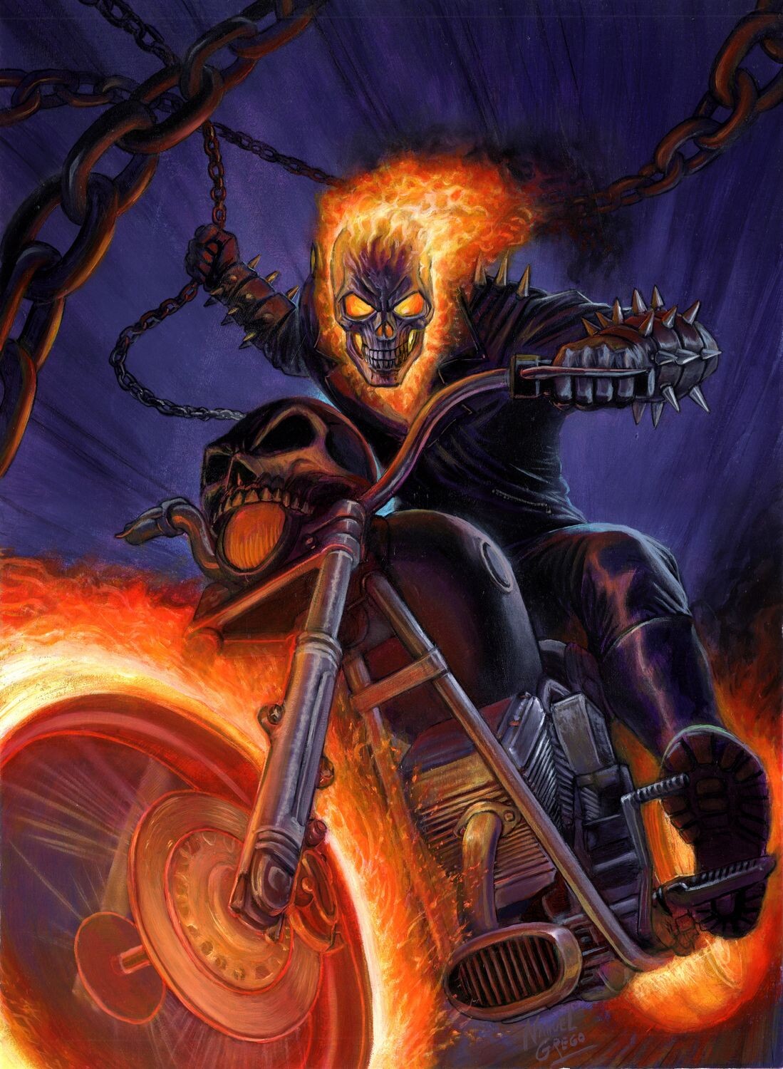 ArtStation - Ghost Rider - Original art