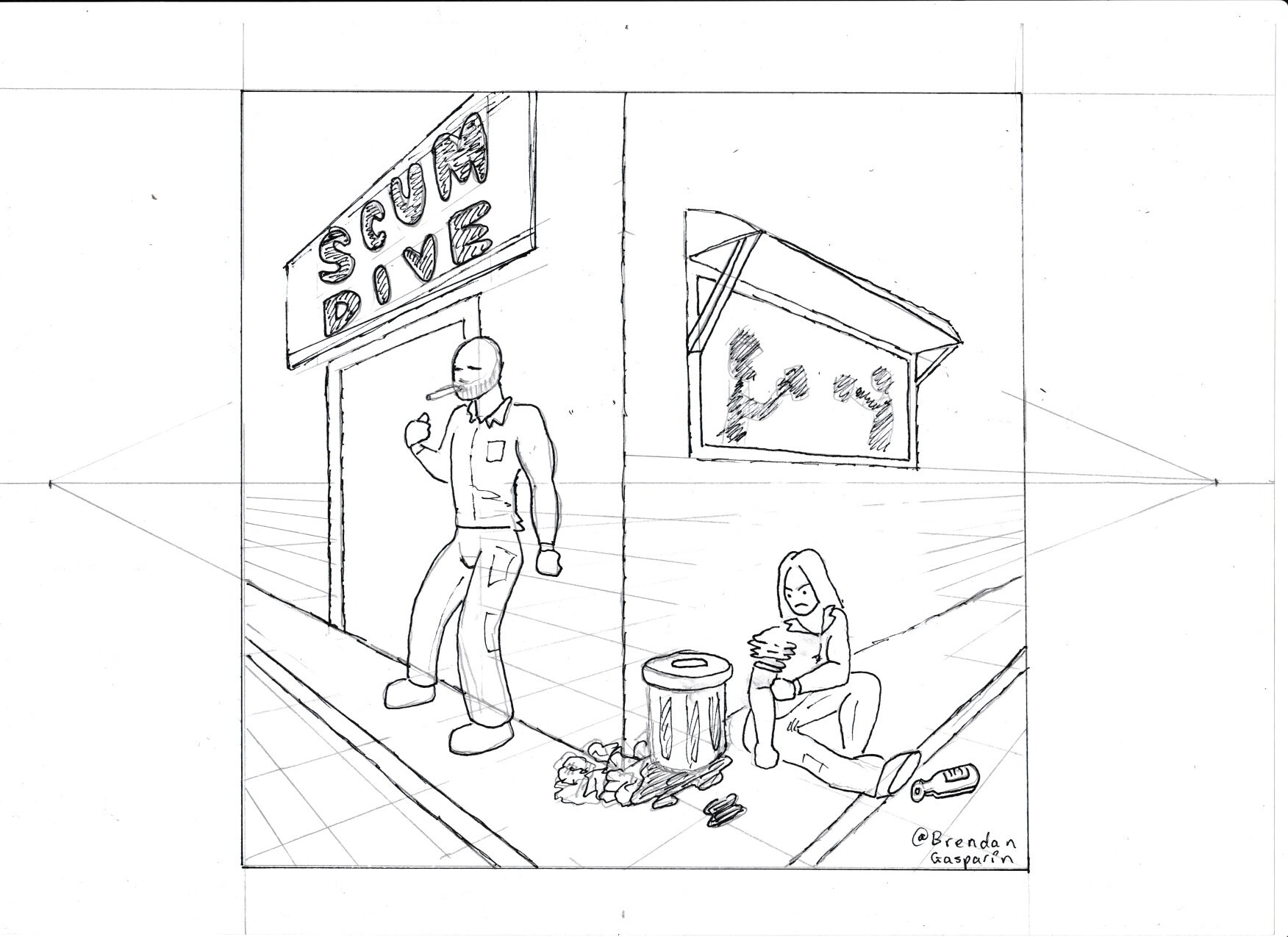 ArtStation - Grungy - Inktober 2024
