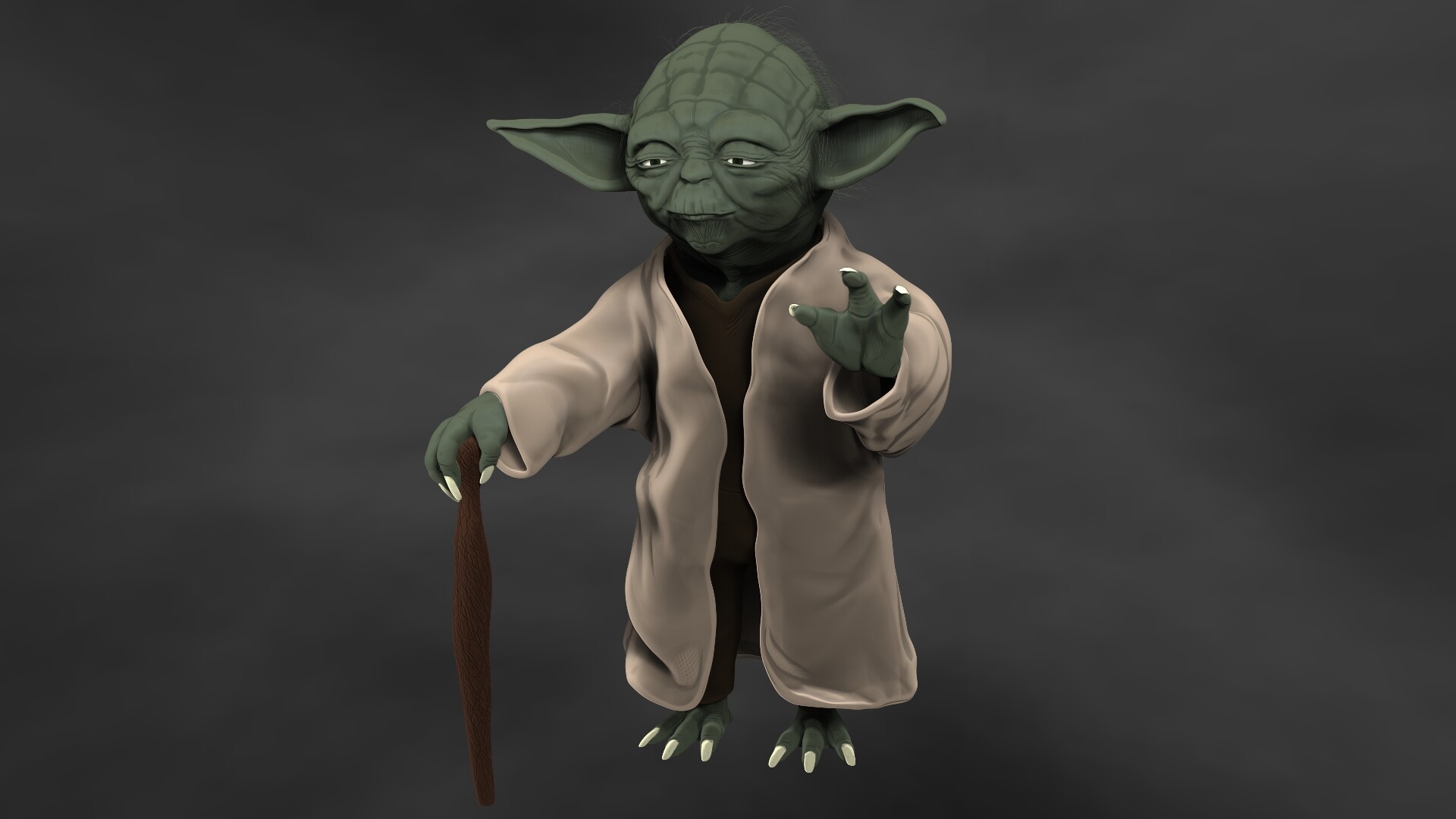 ArtStation - Empire Strikes Back Yoda