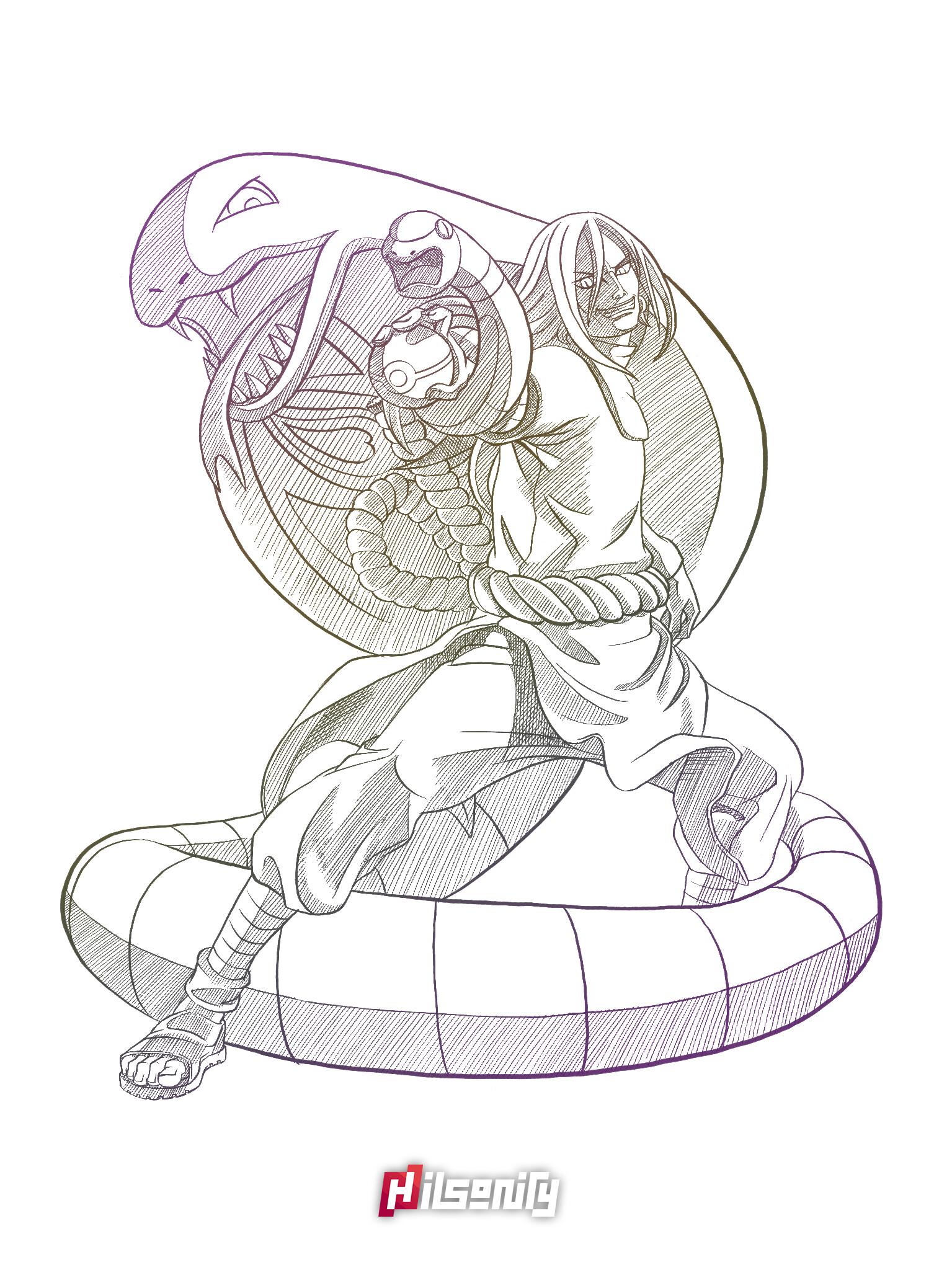 oruchimaru coloring pages