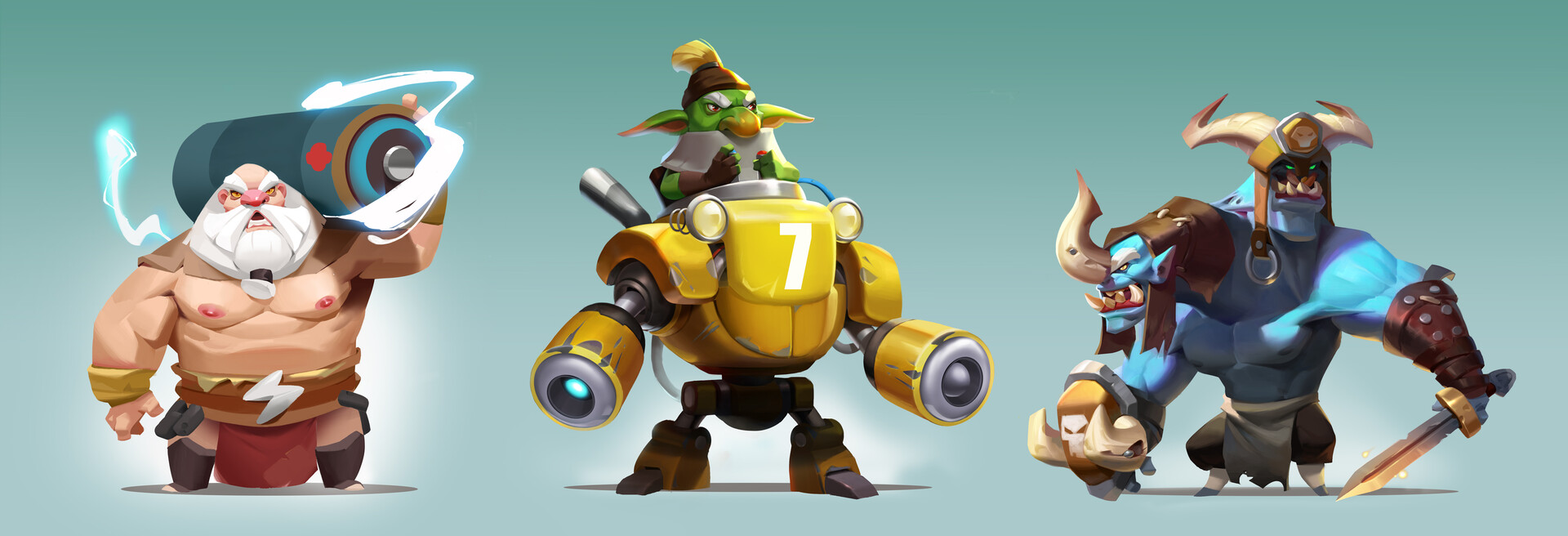 ArtStation - Mythology Cartoon