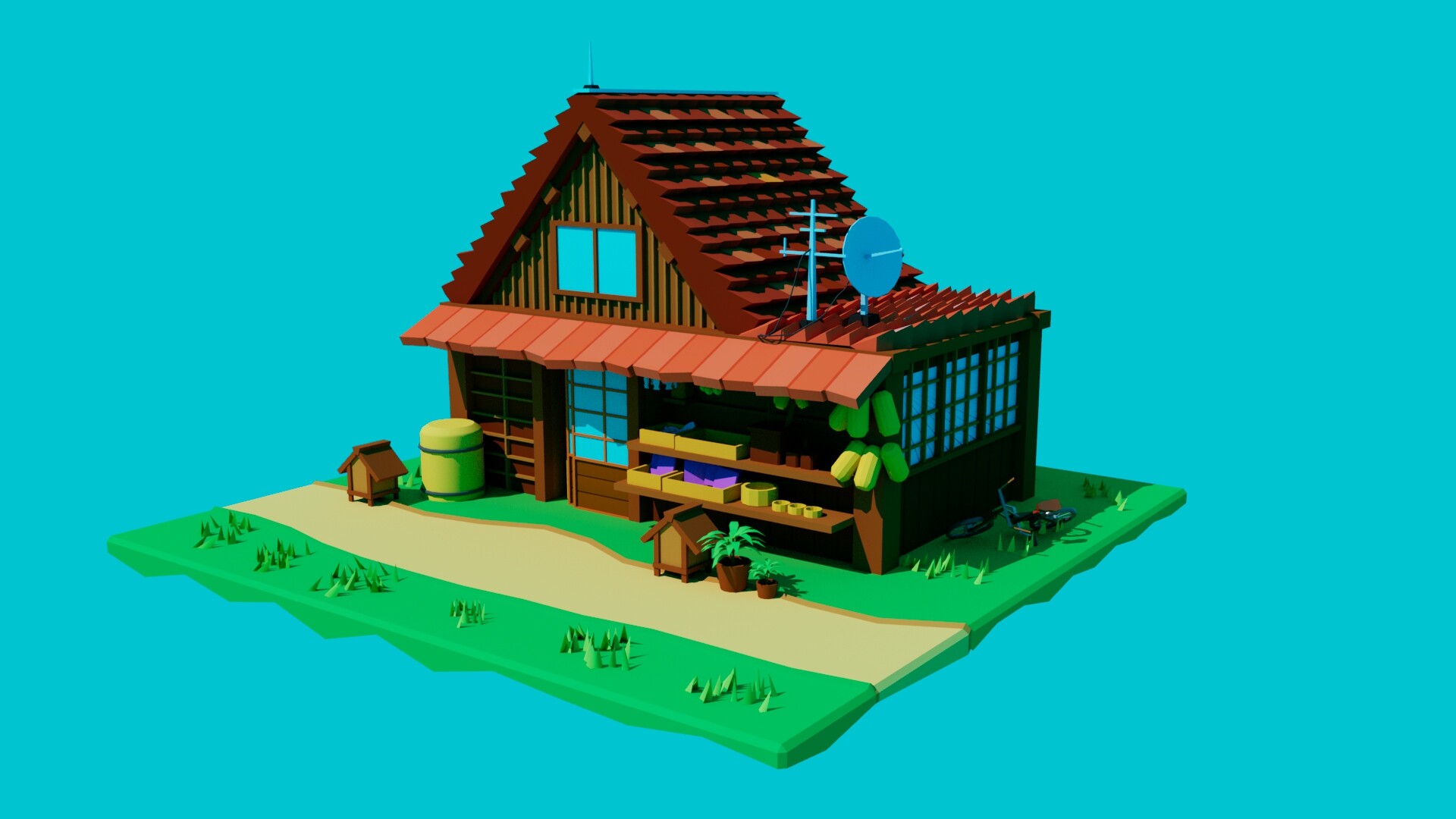 ArtStation - Maya Hut