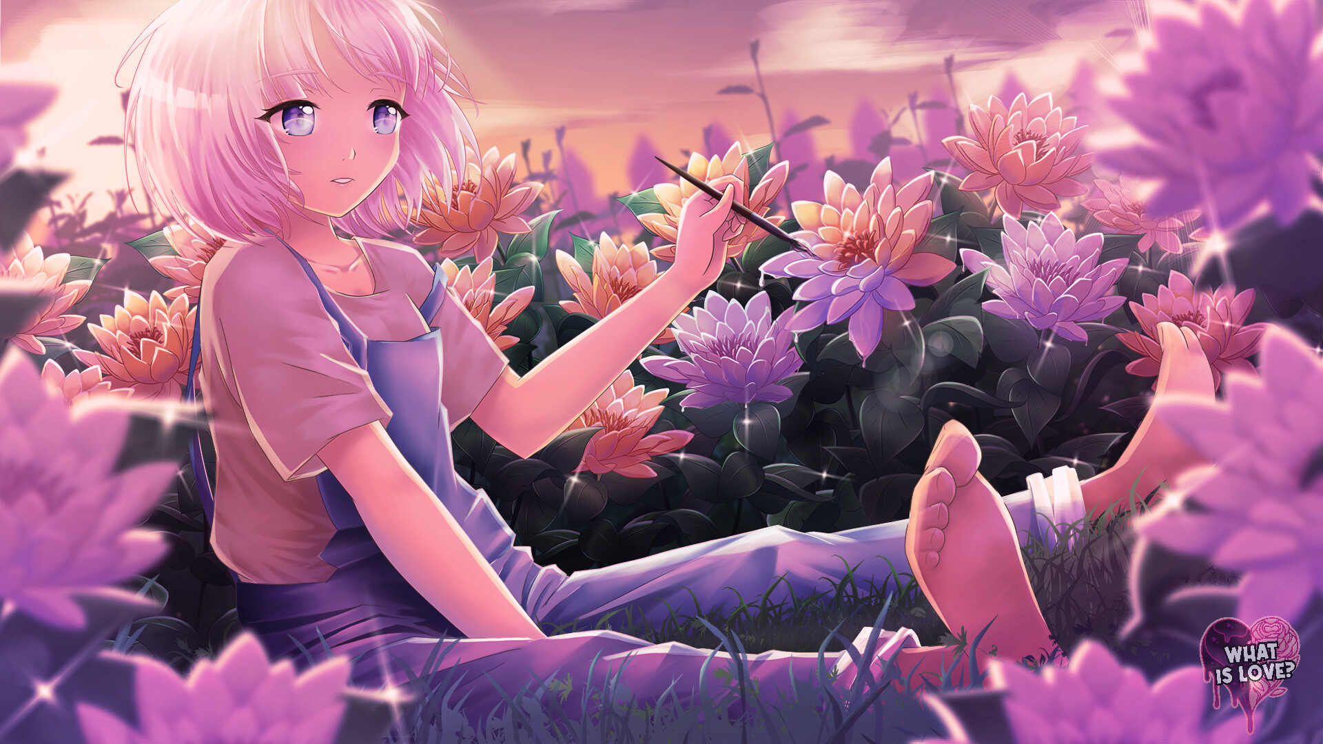 ArtStation - What is Love? visual novel art