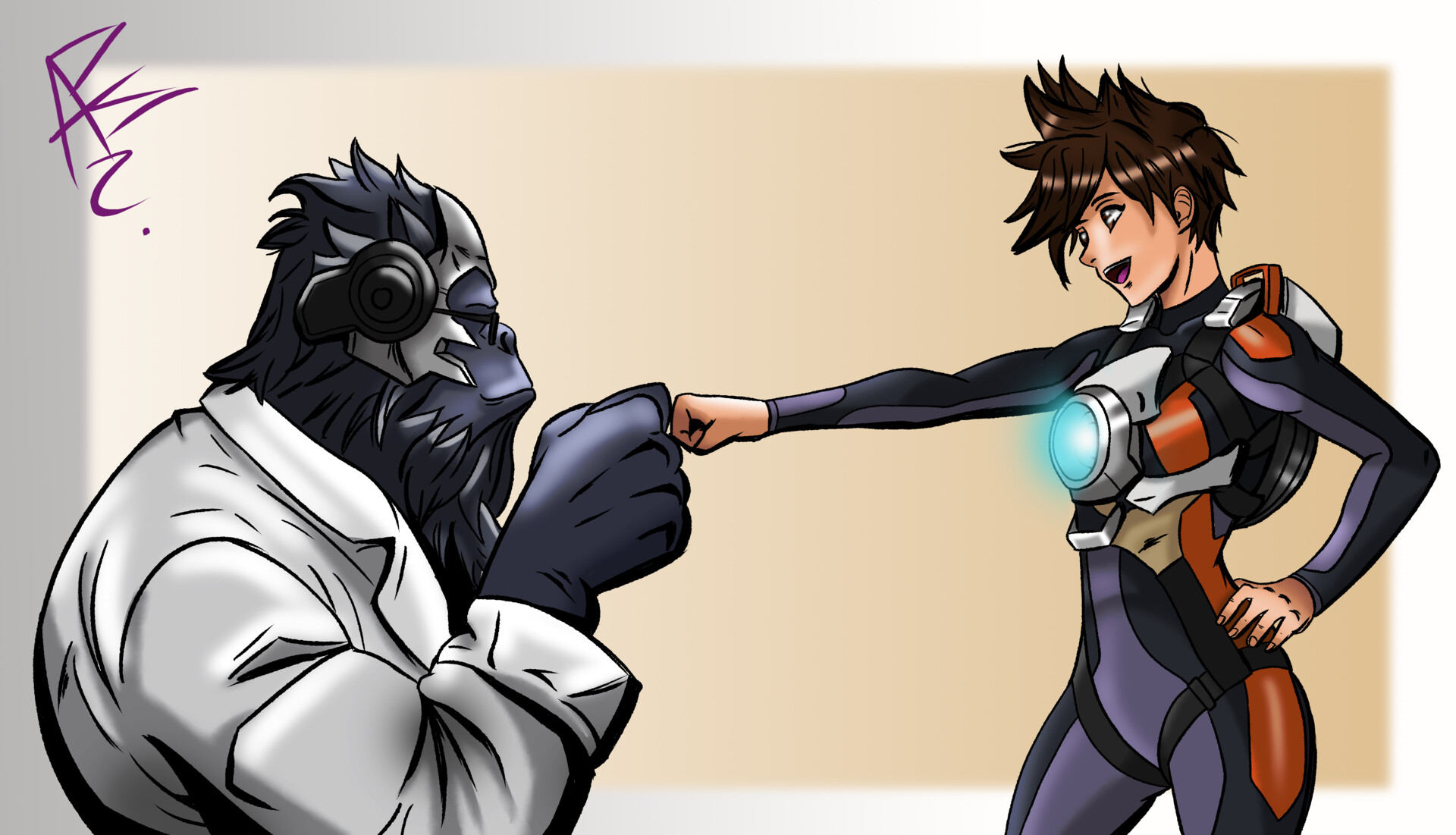 ArtStation - Tracer and Winston