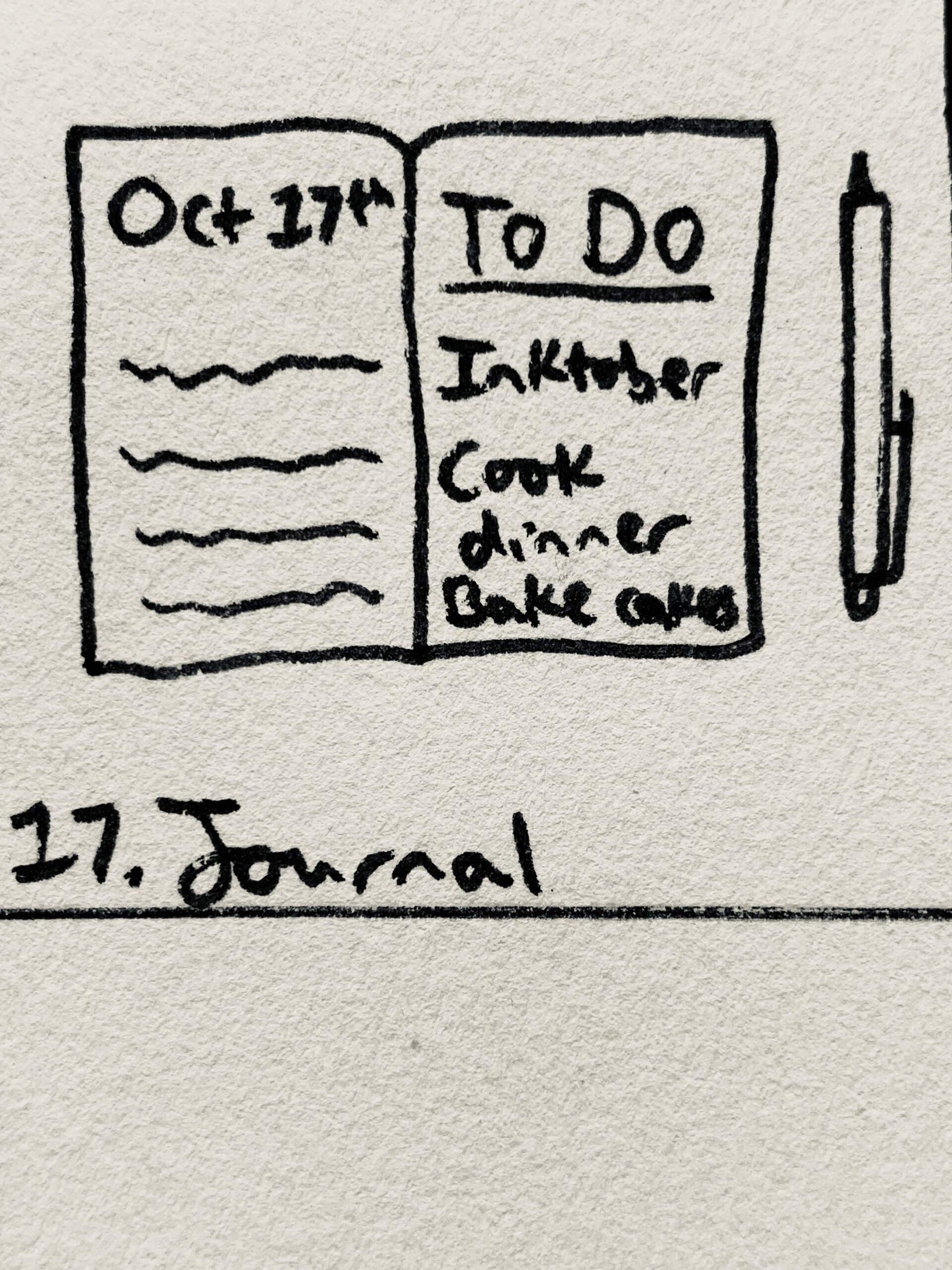 ArtStation - Inktober 2024 Day 17 - Journal